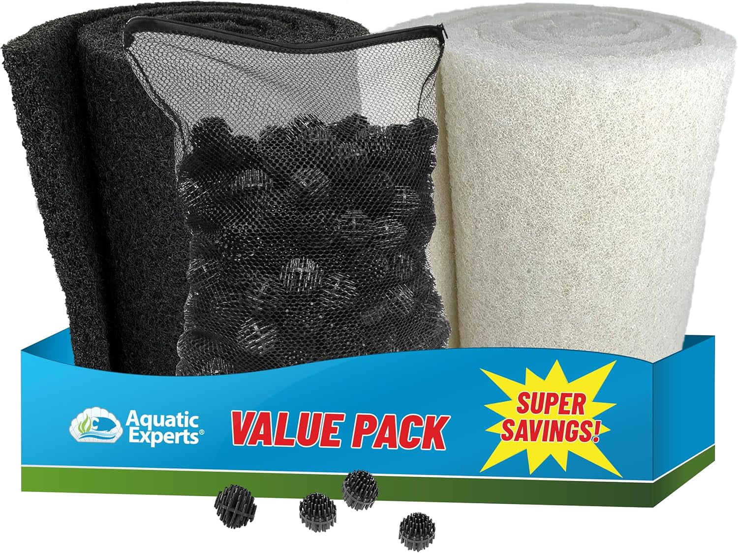 Aquatic Experts Classic Koi Pond Filter Pad COARSE – Bulk Roll Pond ...