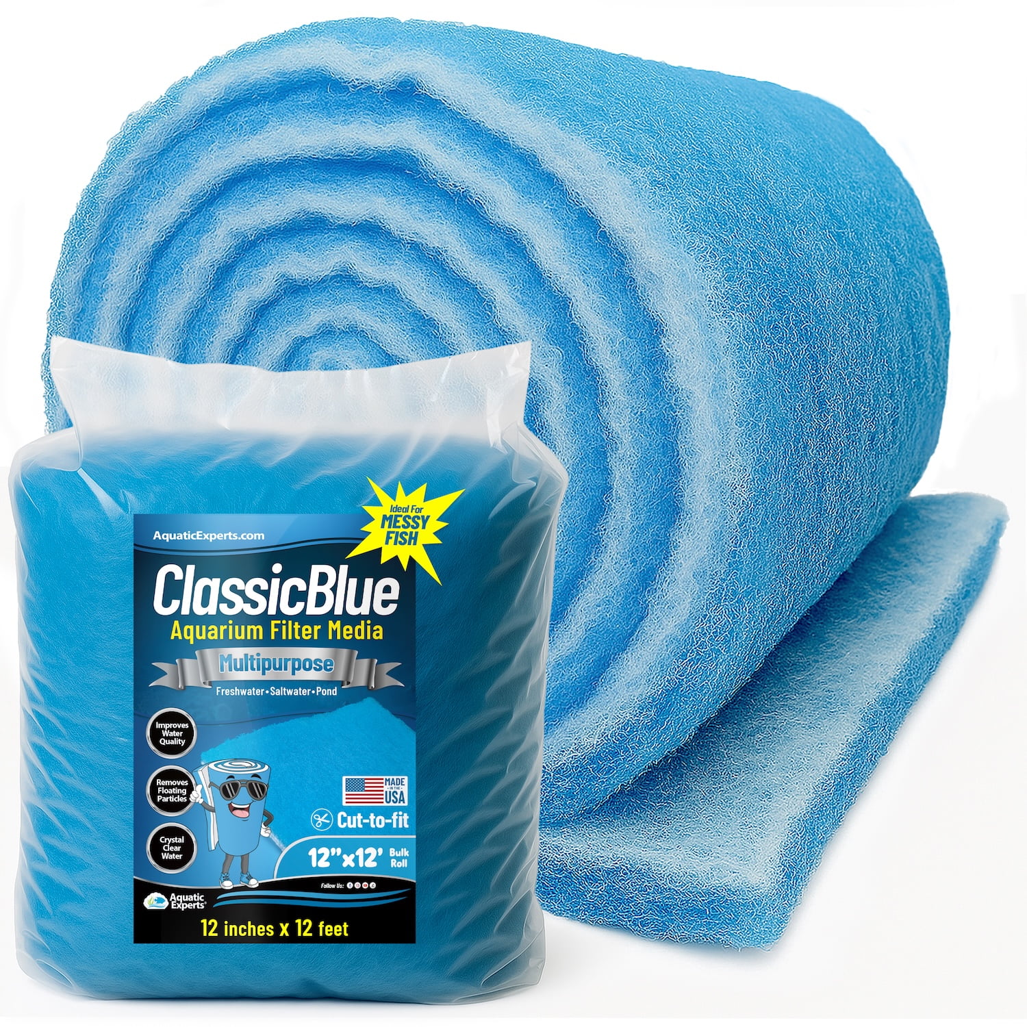 Aquatic Experts - ClassicBlue Bonded Freshwater and Saltwater Safe ...