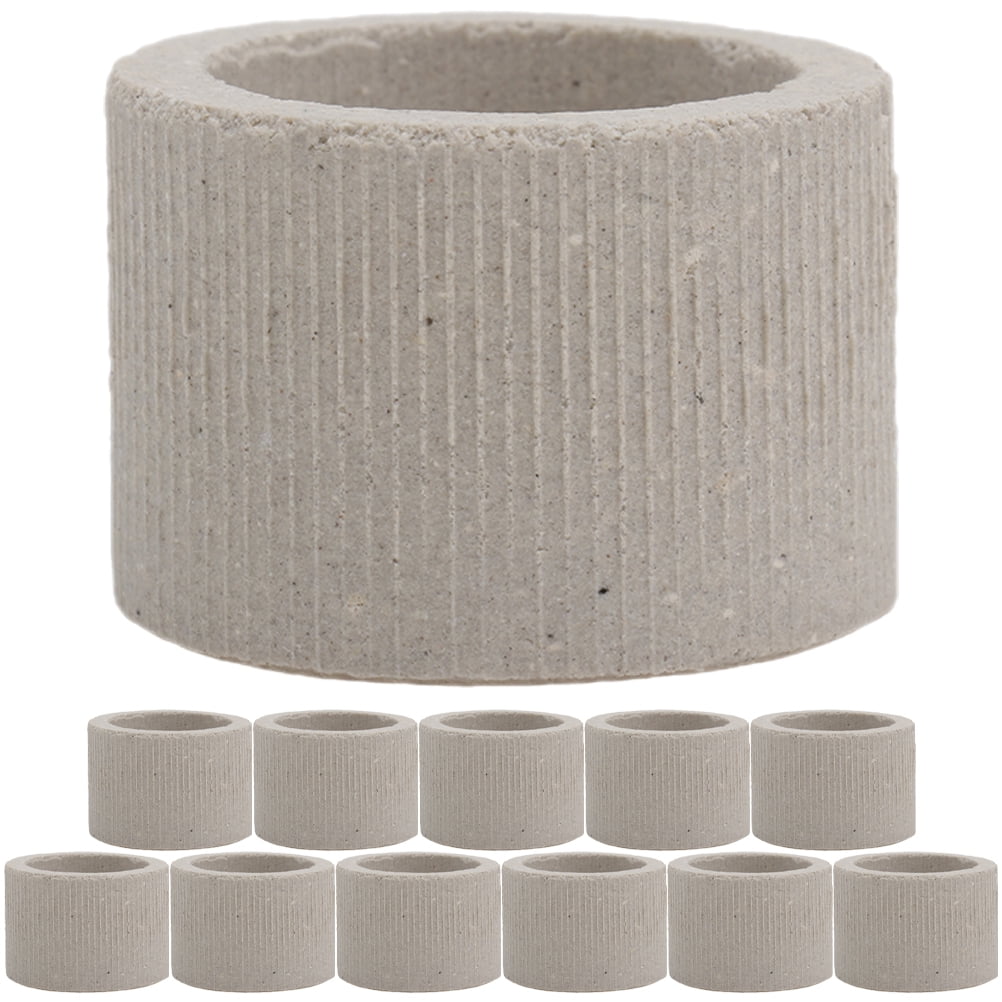 Aquatic Fixed Ring Aquarium Plant Ceramic Flower Pot Decor Anti ...