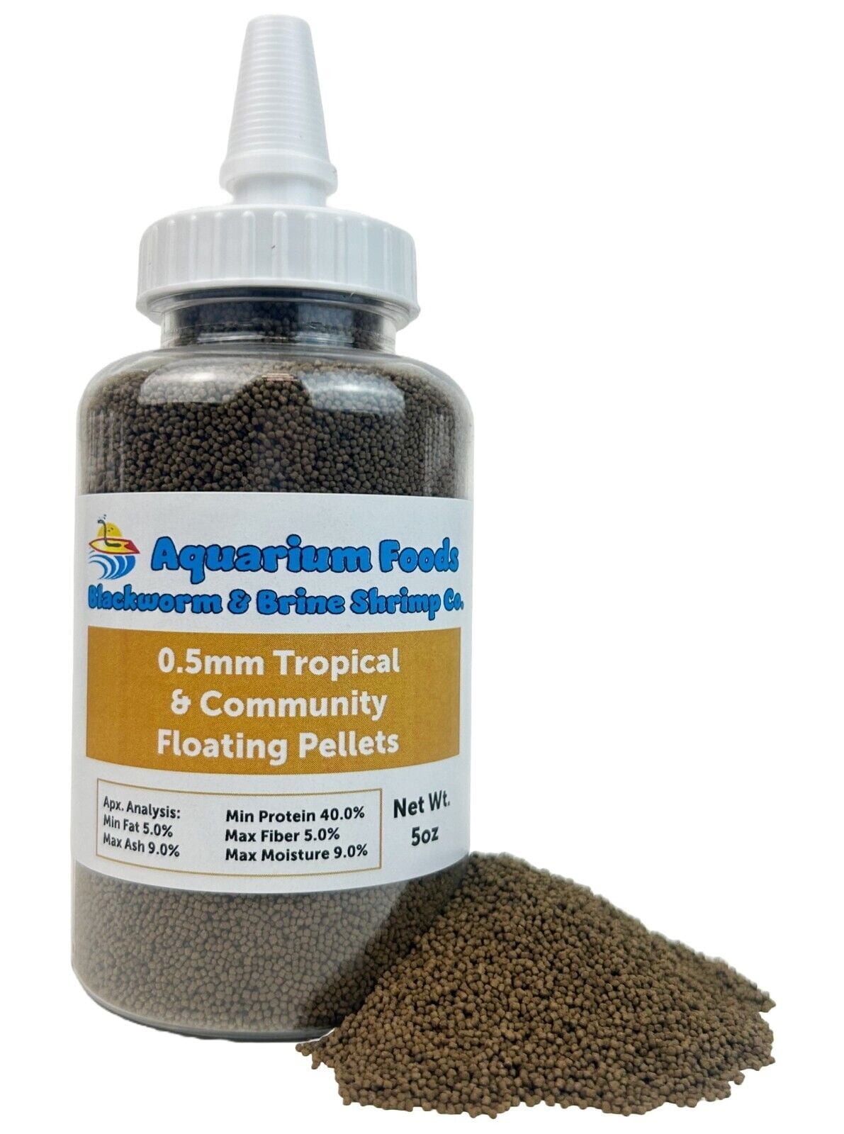 Aquatic Foods Inc. 0.5mm Tropical & Community Fish High Protein Micro ...