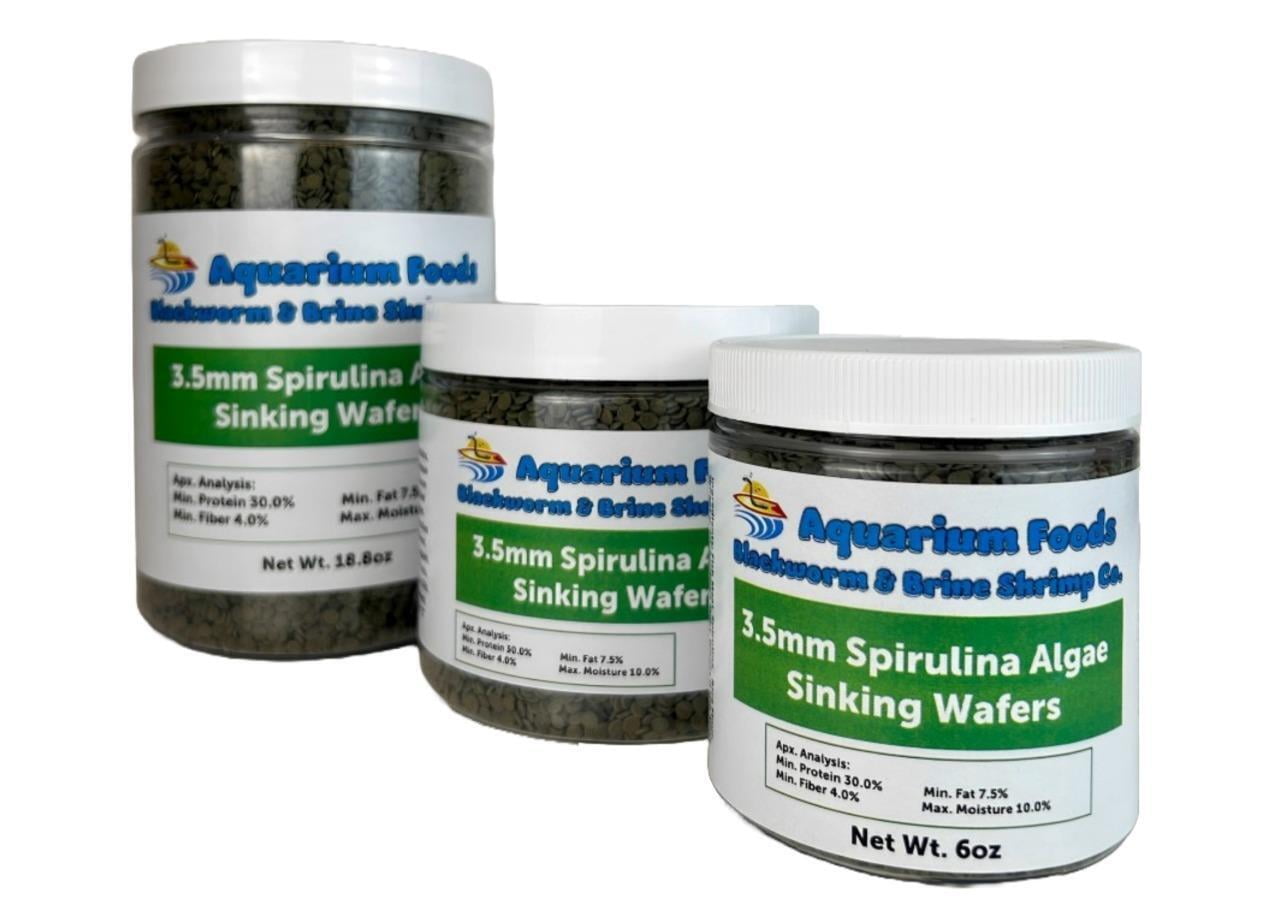 Aquatic Foods Inc. 3.5mm - 1/8" Micro Sinking Spirulina, Veggie and ...