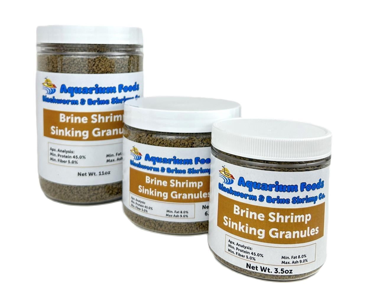 Aquatic Foods Inc. Brine Shrimp 0.5-2.5mm Sinking Granules for All ...