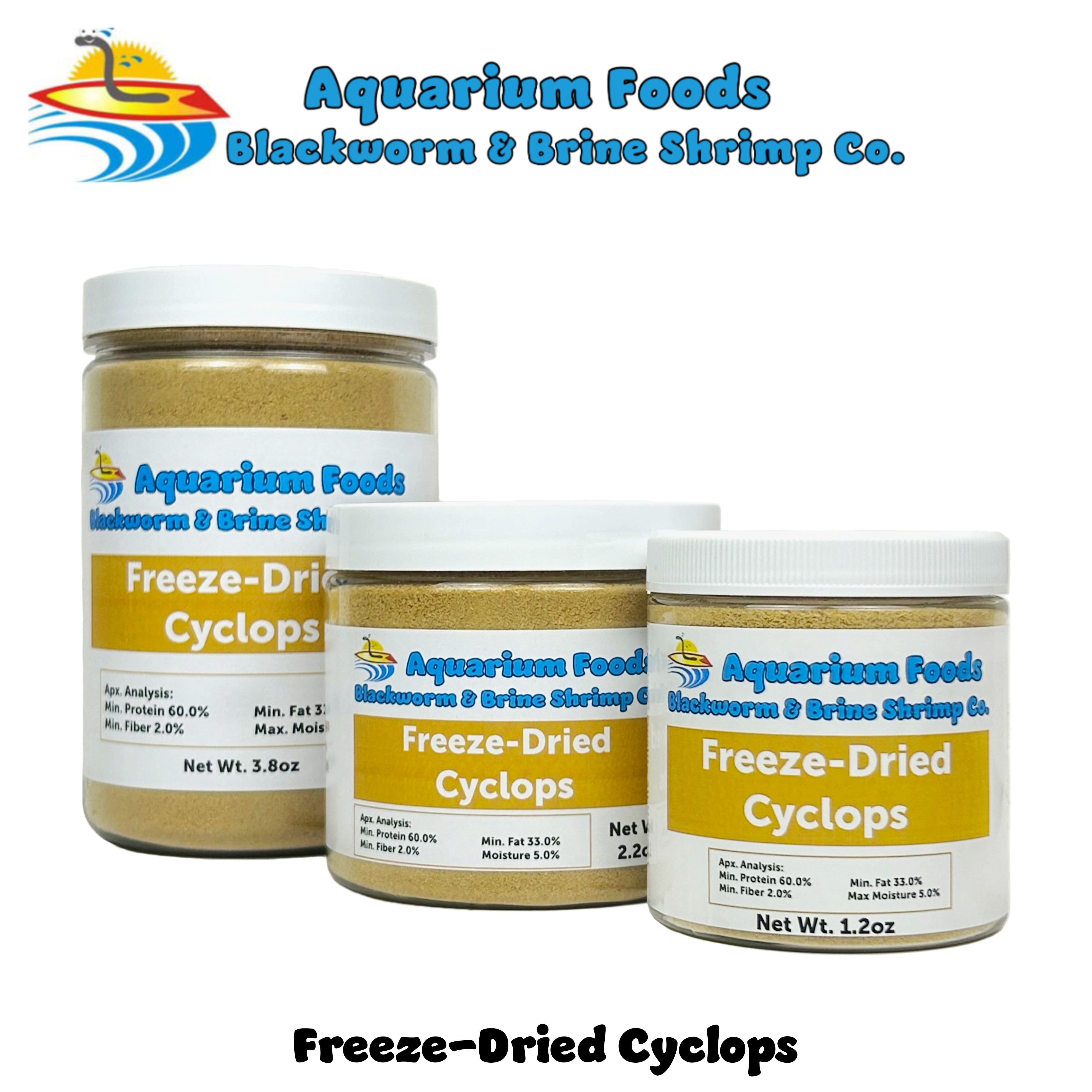 Cyclops/Copepods - Freeze Dried Cyclops/Copepods for All Tropical Fish ...