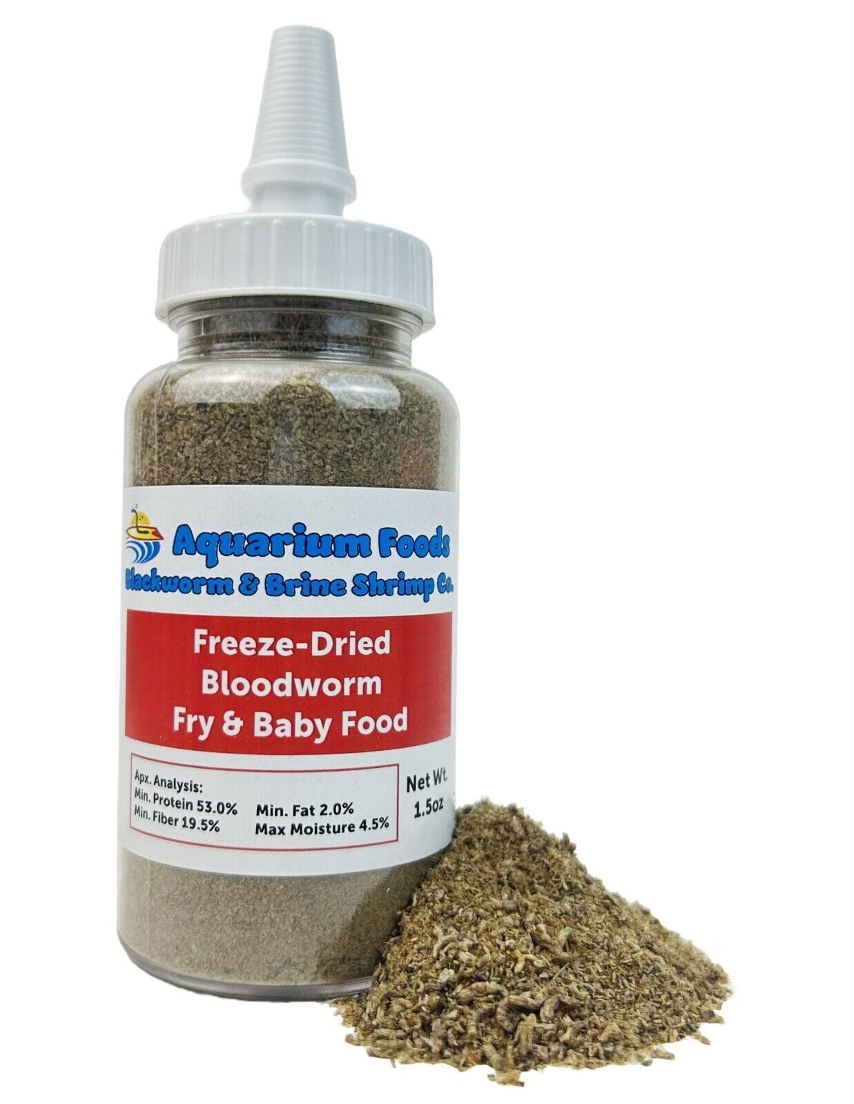 Aquatic Foods Inc. Freeze-Dried Bloodworm Powder & Particles for ...