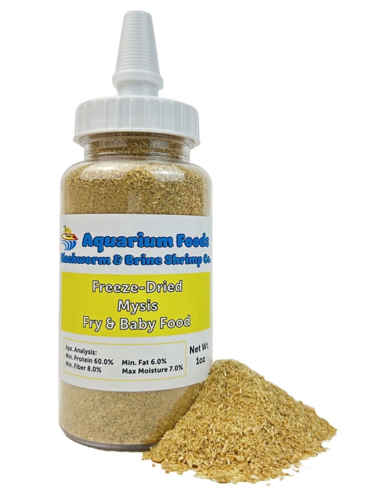 Aquatic Foods Inc. Freeze Dried Floating Mysis Shrimp for Freshwater ...