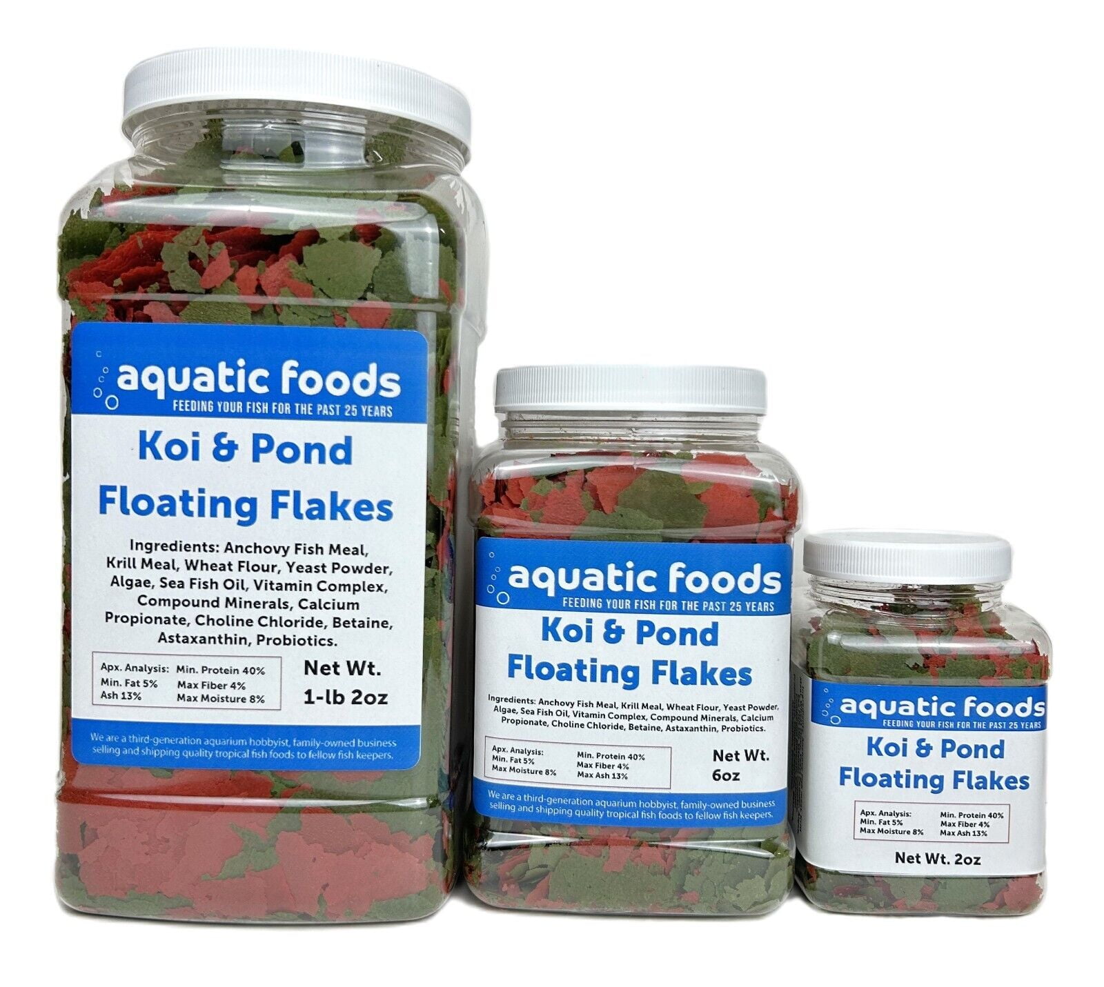 Aquatic Foods Inc. Koi & Pond Fish Flakes. Arctic Krill Flakes which ...