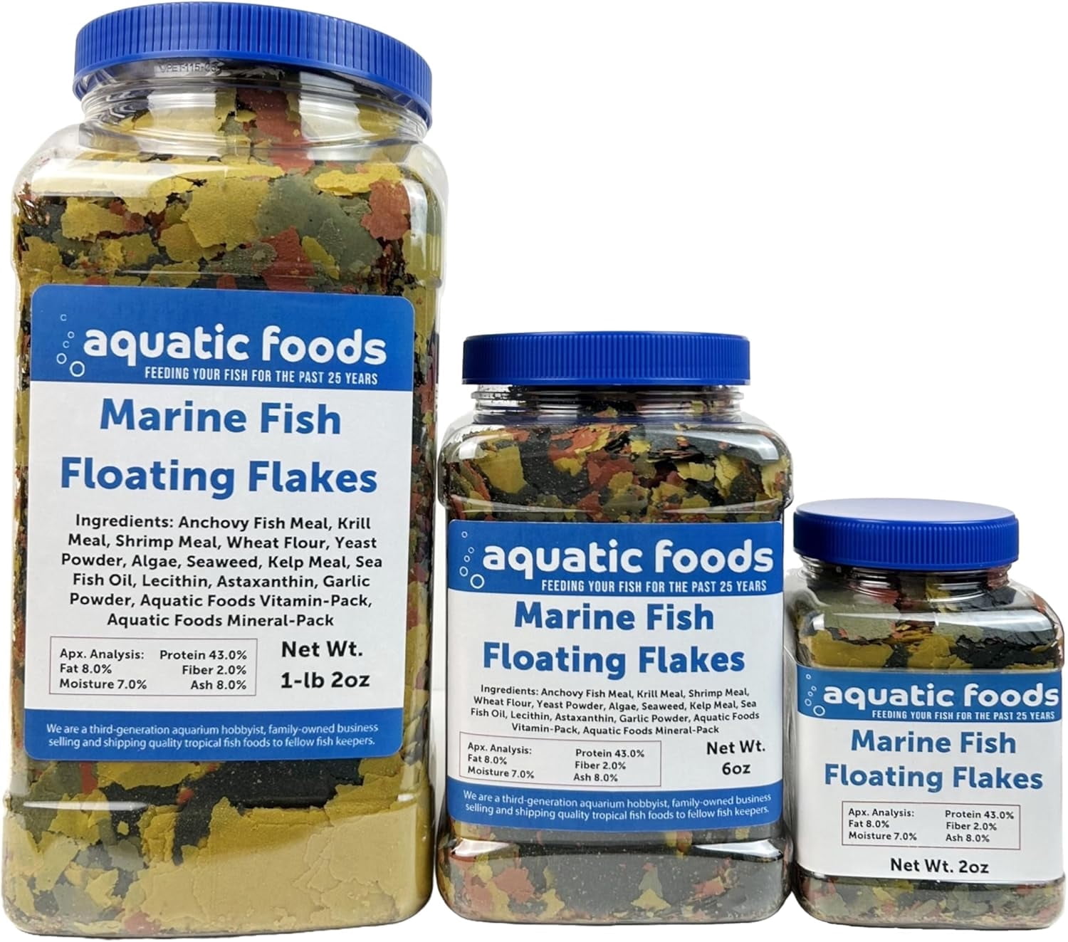 Marine Fish Flakes of Red/Green Algae, Seaweed for Tangs, Butterflies ...