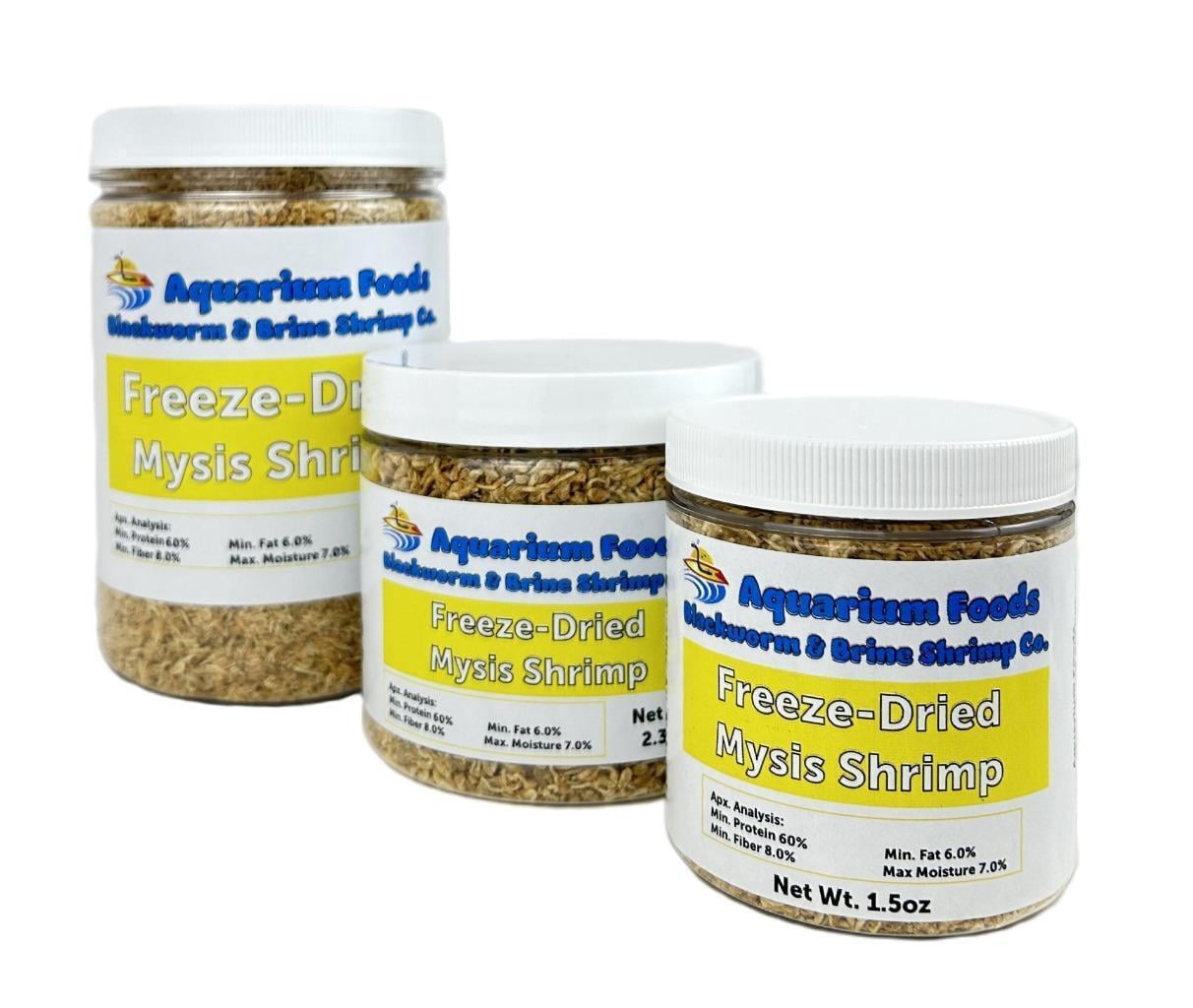 Aquatic Foods Inc. Mysis Shrimp - Freeze-Dried Mysis Shrimp for Discus ...