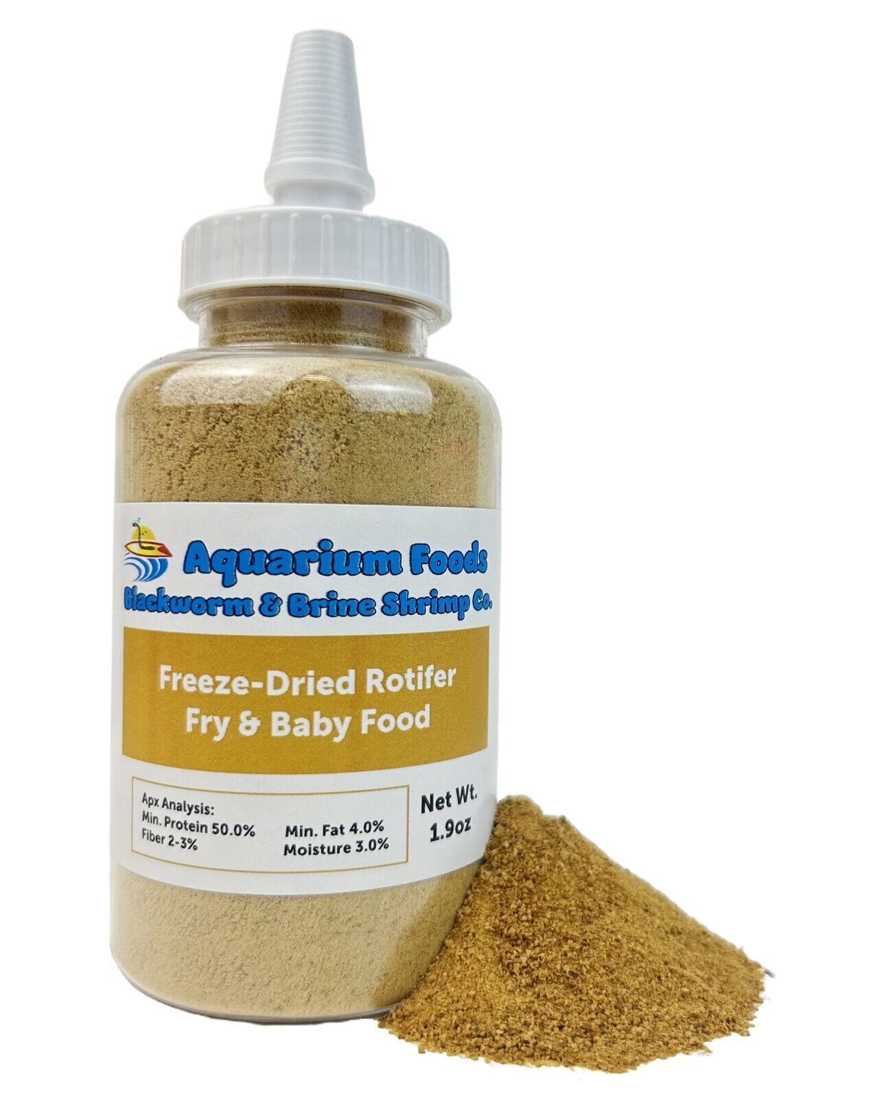 Aquatic Foods Inc. Rotifers Powder-Micro Bits Fry & Baby Food, for ...