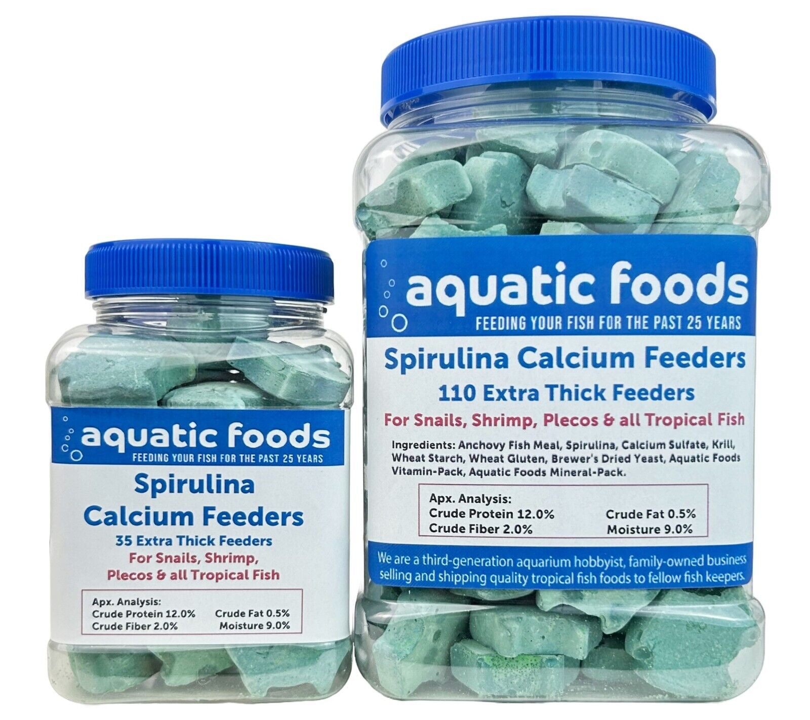 Aquatic Foods Inc. Spirulina Enriched Calcium Feeders for Shrimp ...