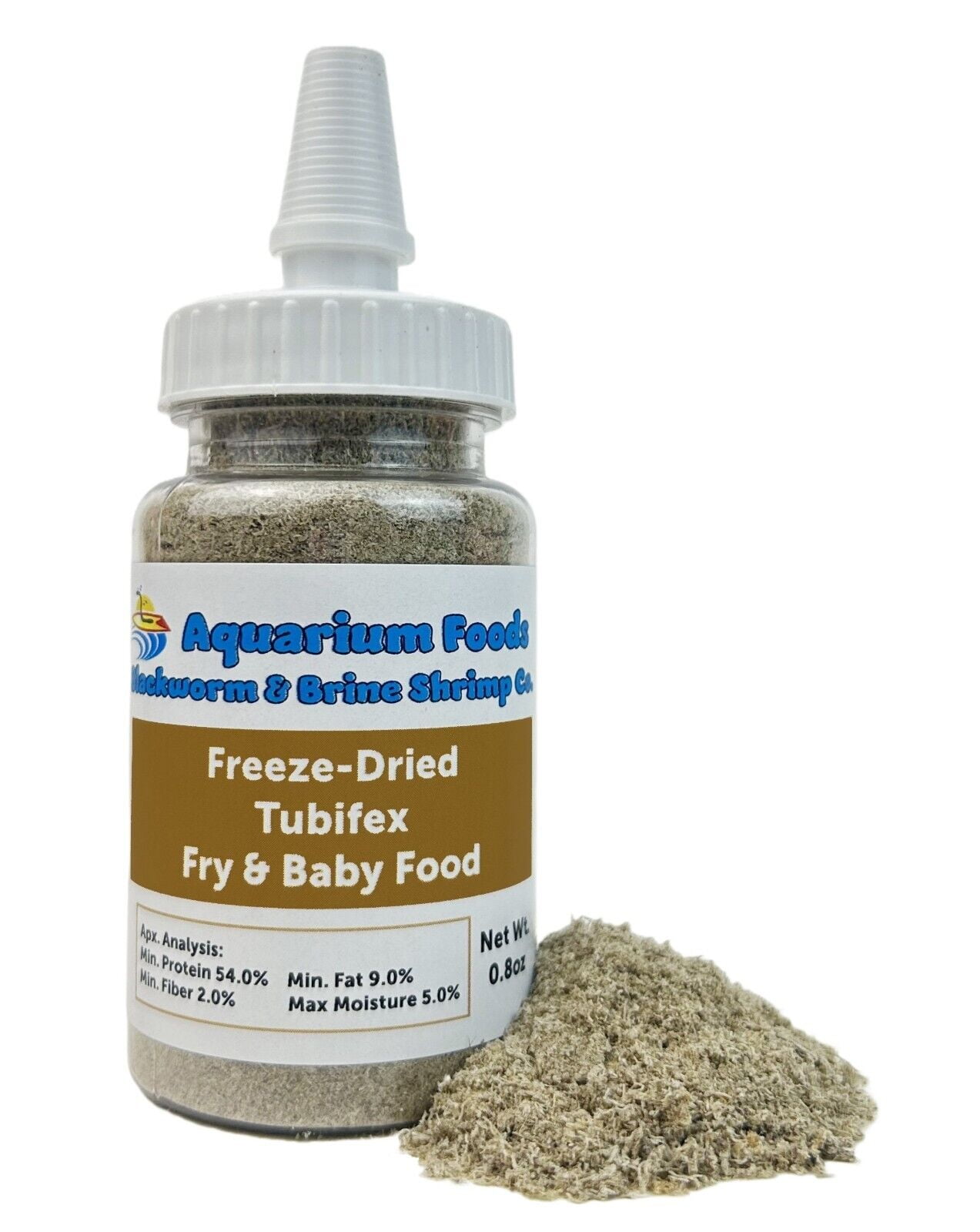 Tubifex Worm Powder Fry & Baby Food, Baby Pond Fish, Corals, Anemones ...