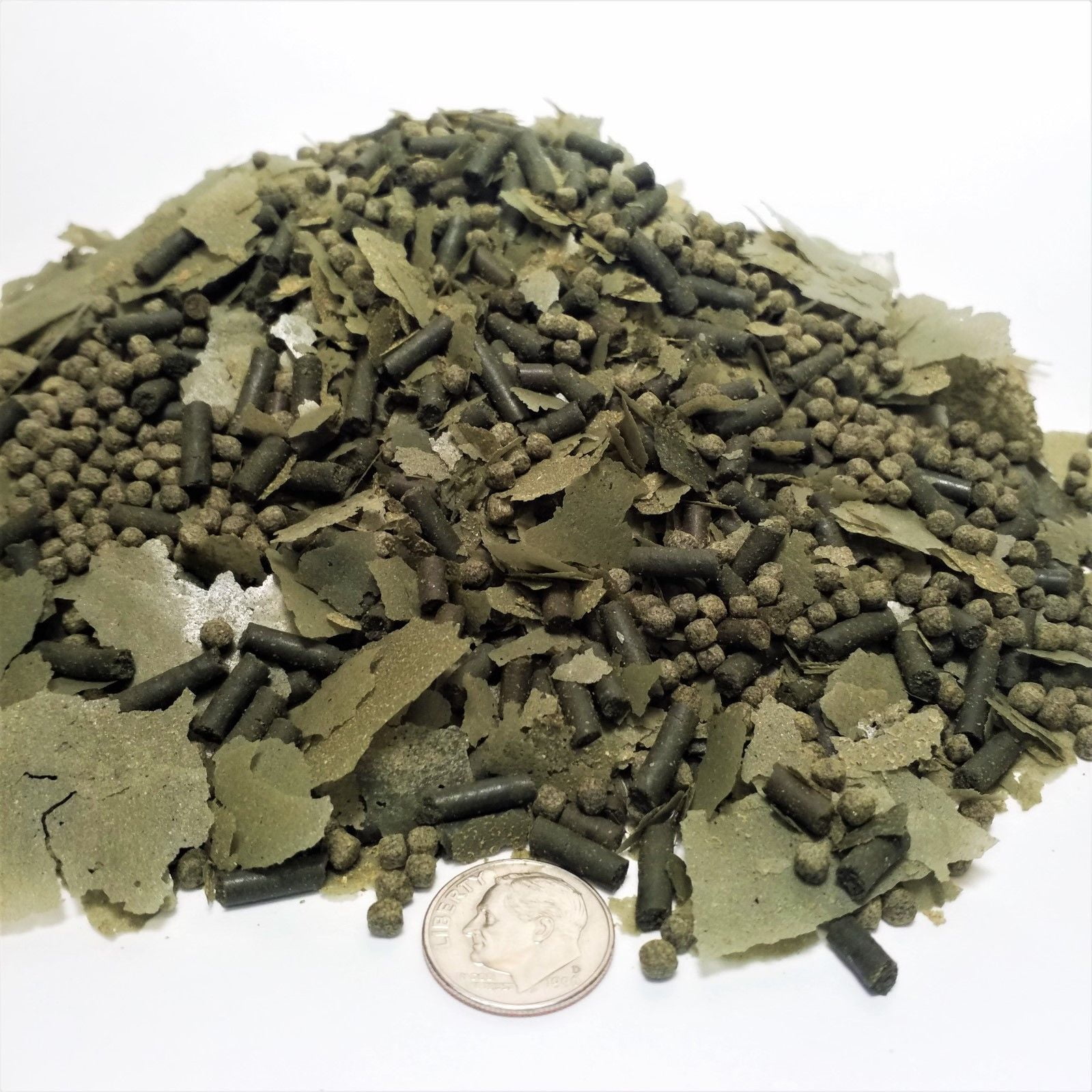 Aquatic Foods Spirulina Algae Blend of Flakes, Sinking Bits, Floating ...