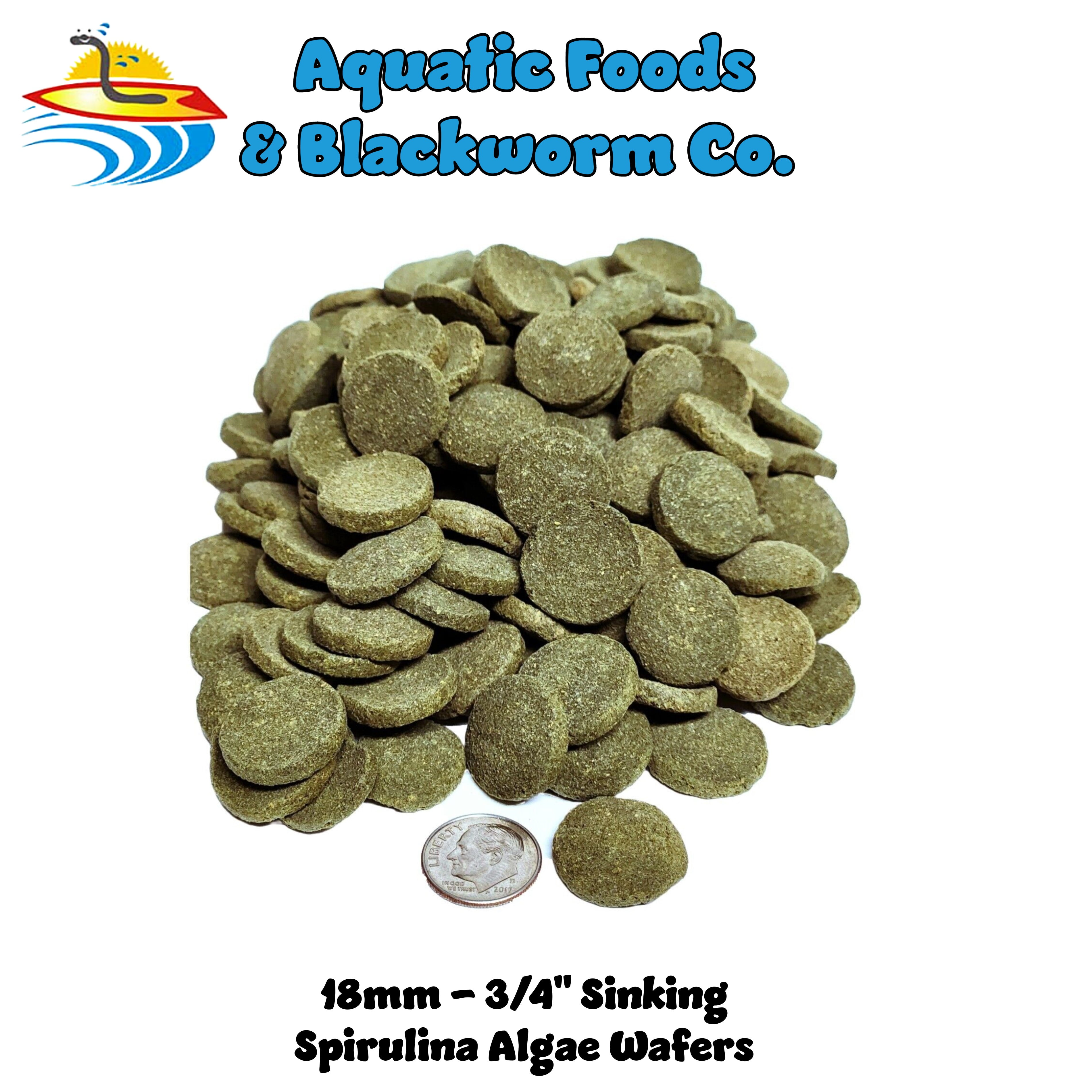 Zeigler Aquatic Foods Spirulina Algae Wafers, Freshwater Enhancing ...