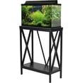 Aquatic Fundamentals 20 Gallon Wood + Metal Aquarium Stand - Walmart.com