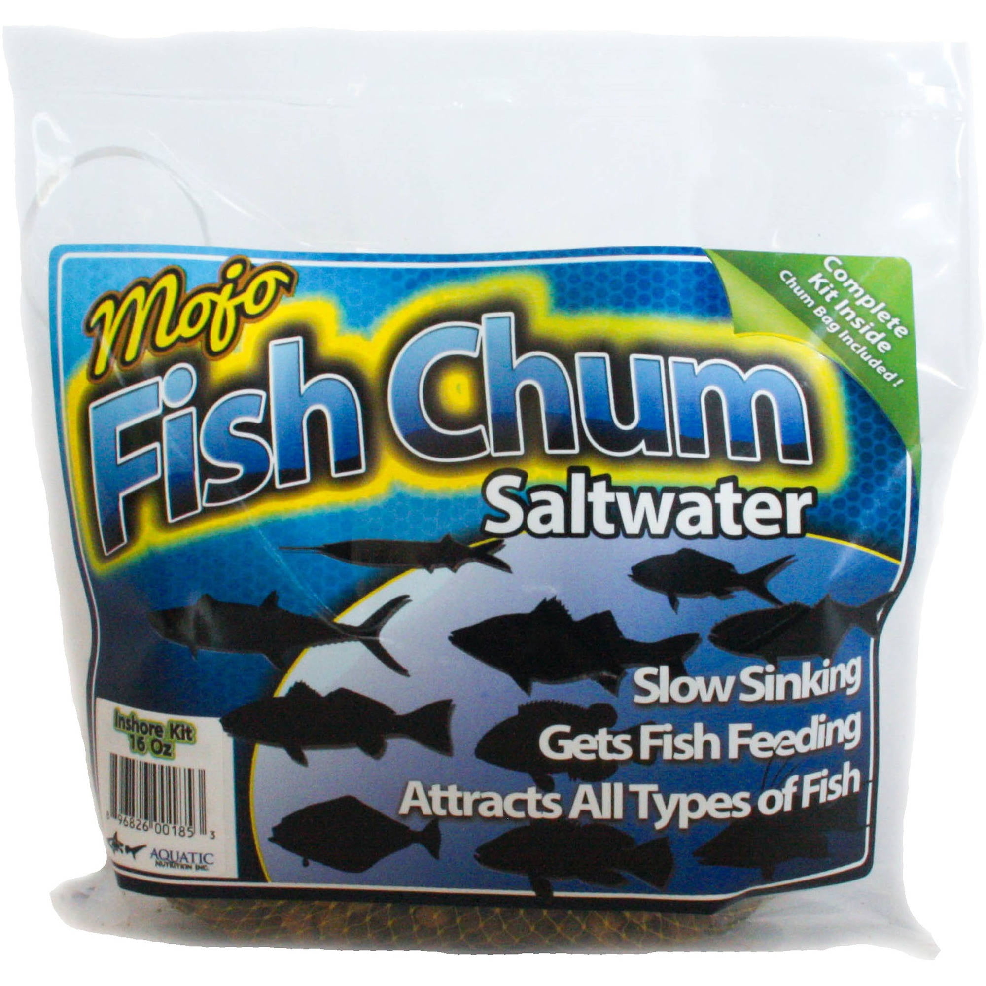Aquatic Nutrition Mojo Saltwater Fish Chum Bait, 2 lb. Bag, Brown ...