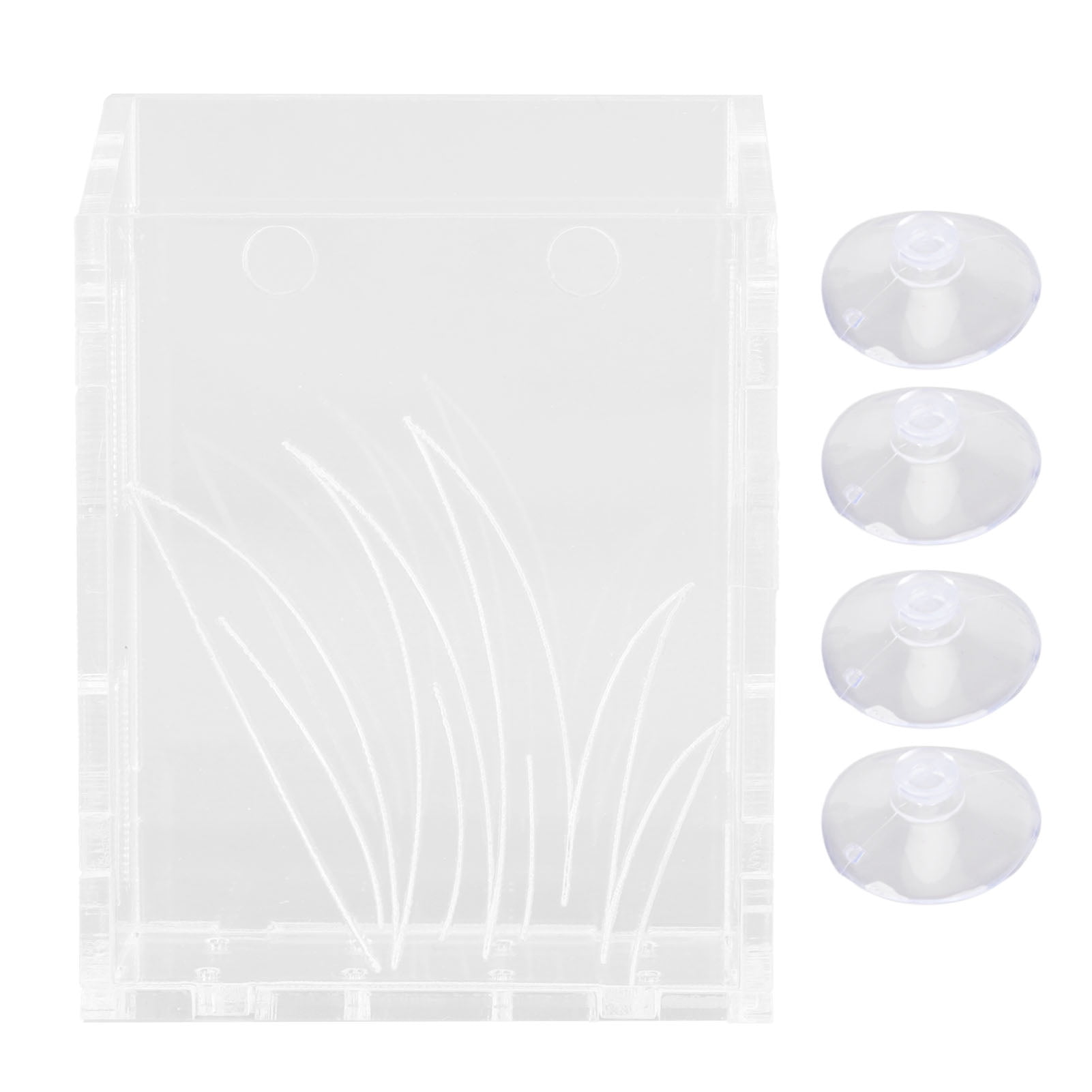 Aquatic Plant Cup Acrylic Permeable Hole Slant Cut Design Aquatic Plant ...