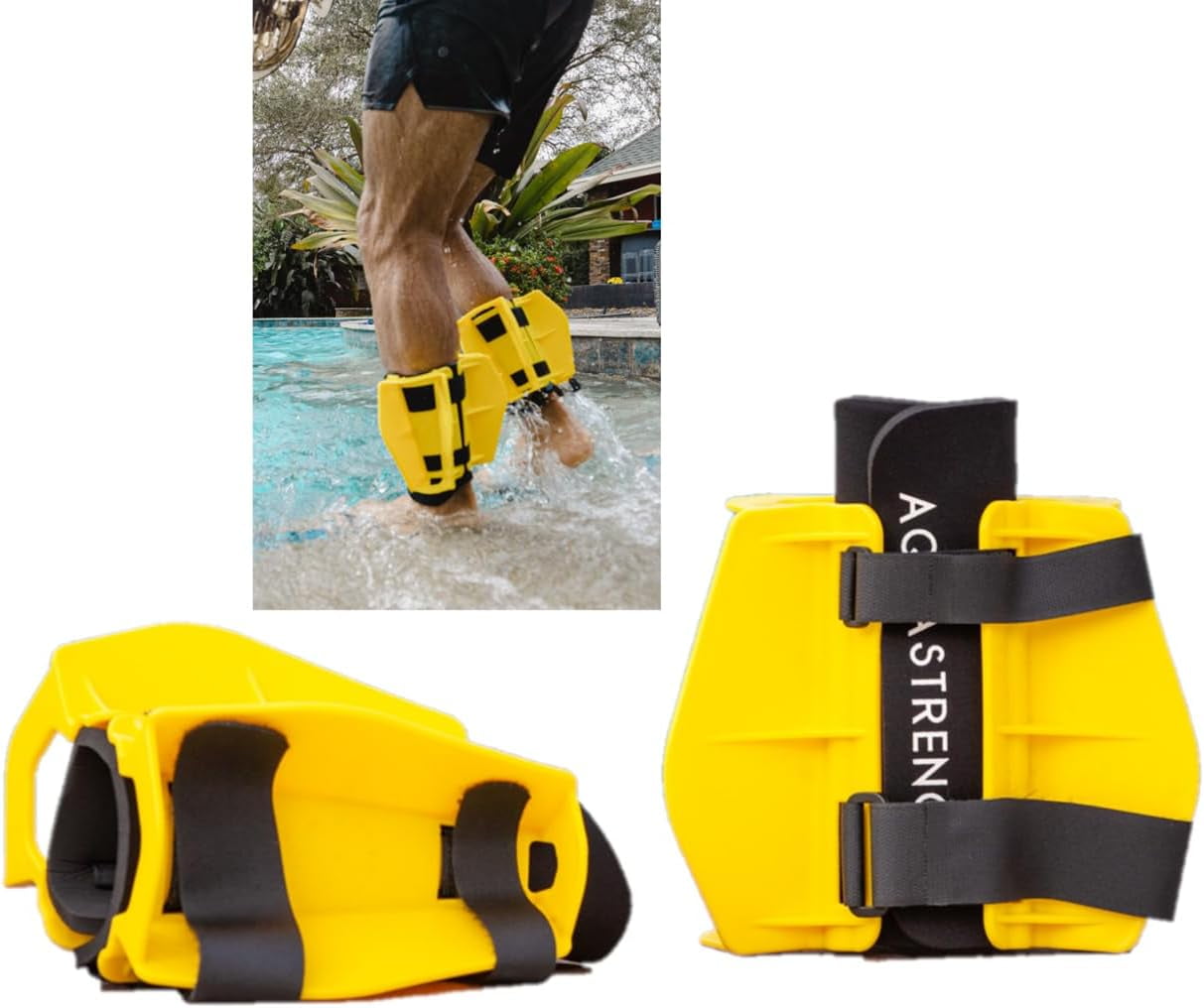 Aquatic Resistance Fins | Increase Drag for Strength & Toning Pool ...