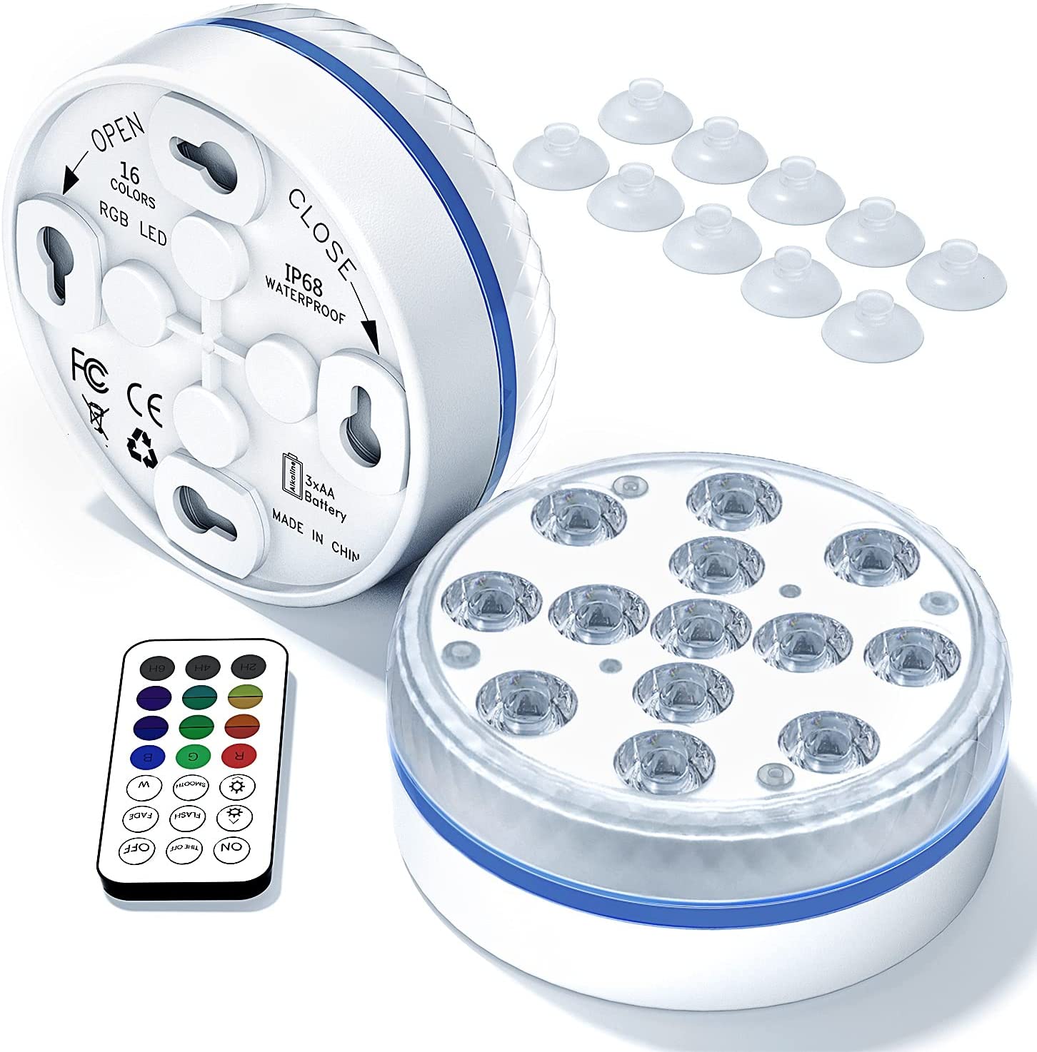 Aquatic Spectacle Maker, Color-Changing LED Pool Lights, Submersible ...