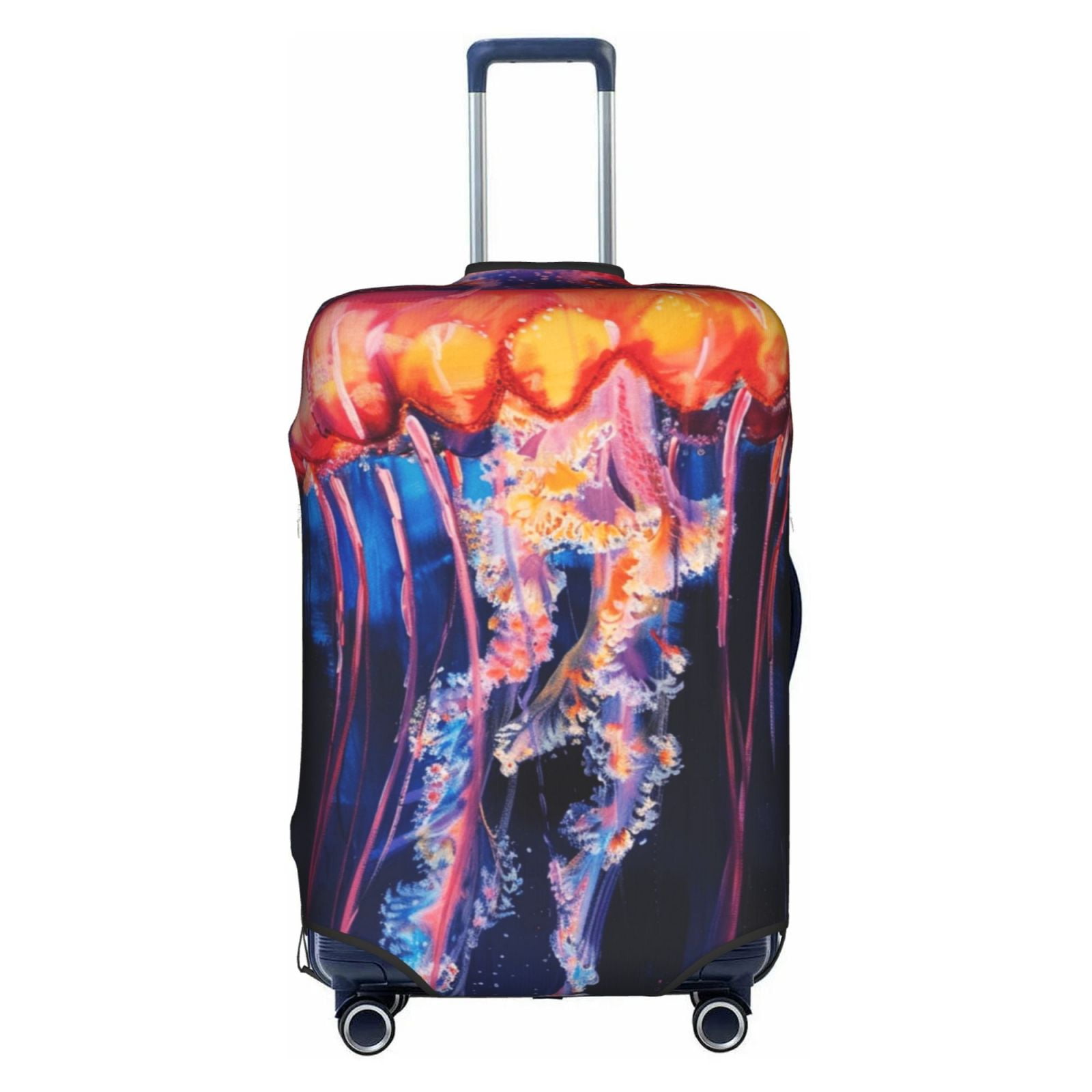 Aquatic animal close-up Trolley Case s All-inclusive Model Stretchable Scratch-resistant Luggage ...