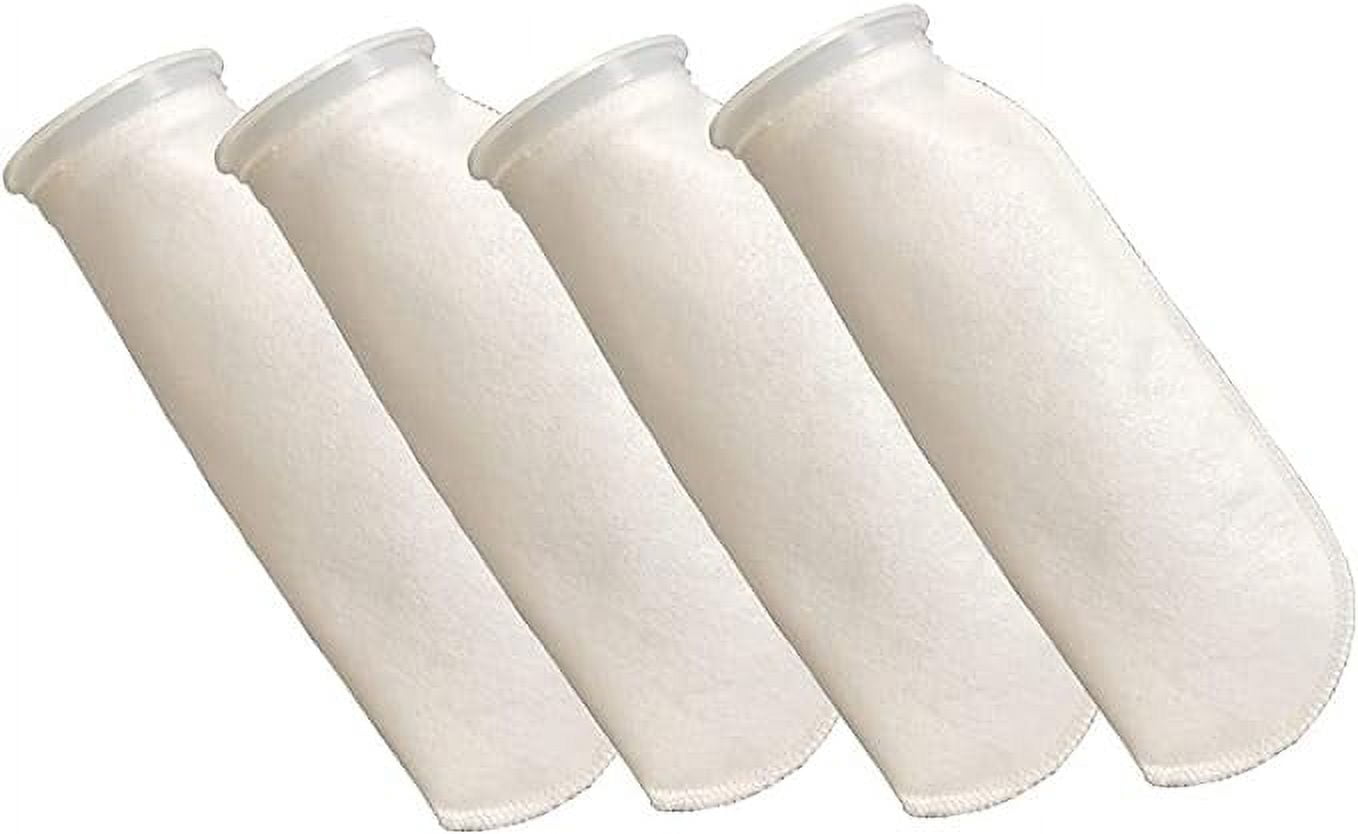 AquaticHI 4 Pack Felt Filter Socks, 200 Micron, 4 Inch Ring by 14 Inch ...
