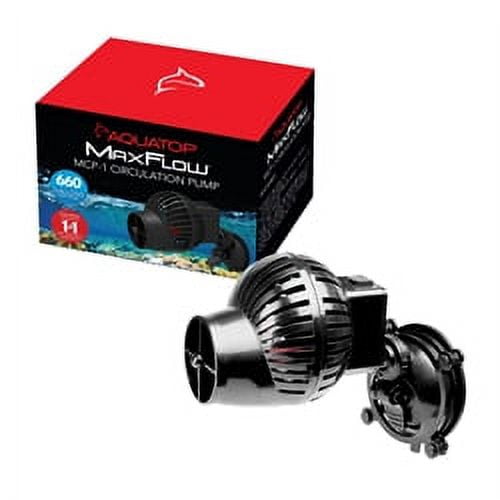 Aquatop MaxFlow Aquarium Circulation Pump 660GPH for Fish Tanks 25 to ...