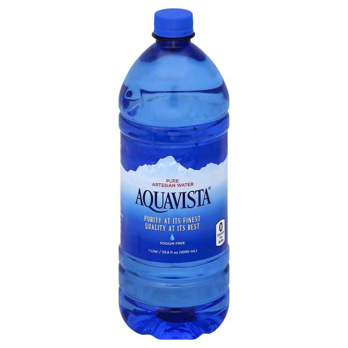 Aquavista Pure Artesian Drinking Water, 1 L - Walmart.com