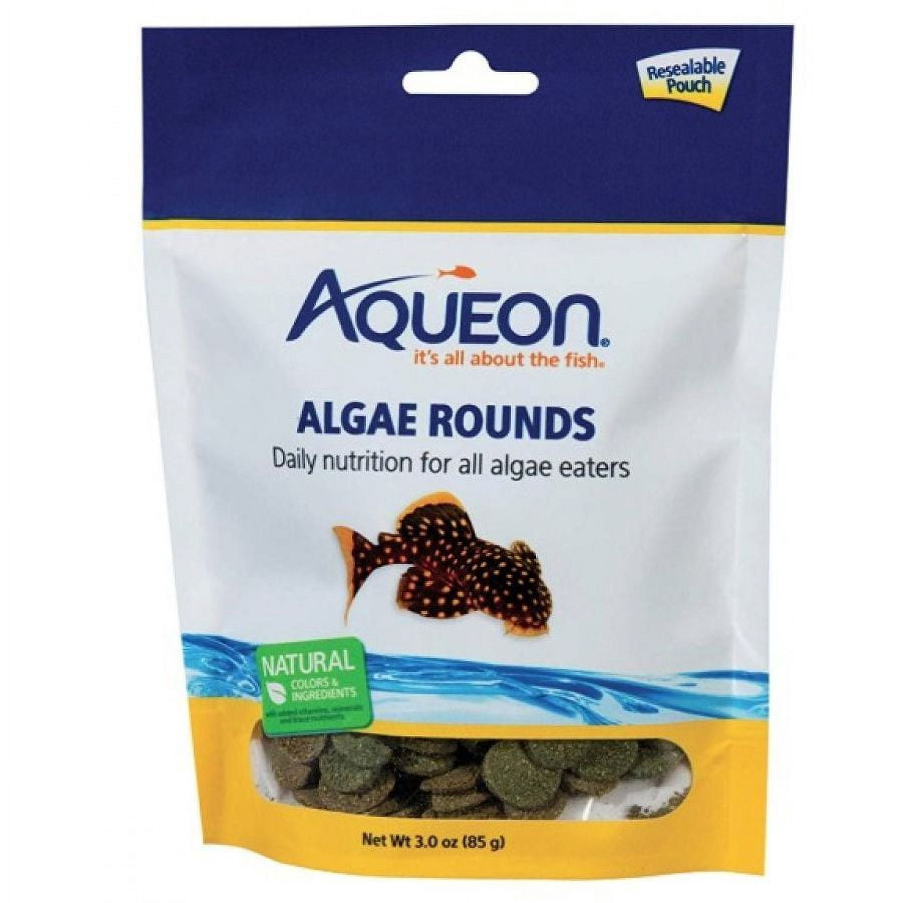 Aqueon Algae Rounds Fish Food 3 oz[ PACK OF 2 ] - Walmart.com