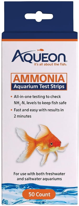 Aqueon Ammonia Aquarium Test Strips [New Aquarium Supplies, Aquarium ...