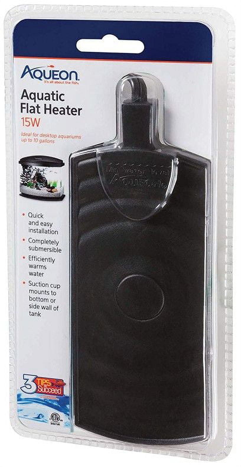 Aqueon Aquatic Flat Heater [Aquarium, Heaters Submersible] 15 watt (10 ...