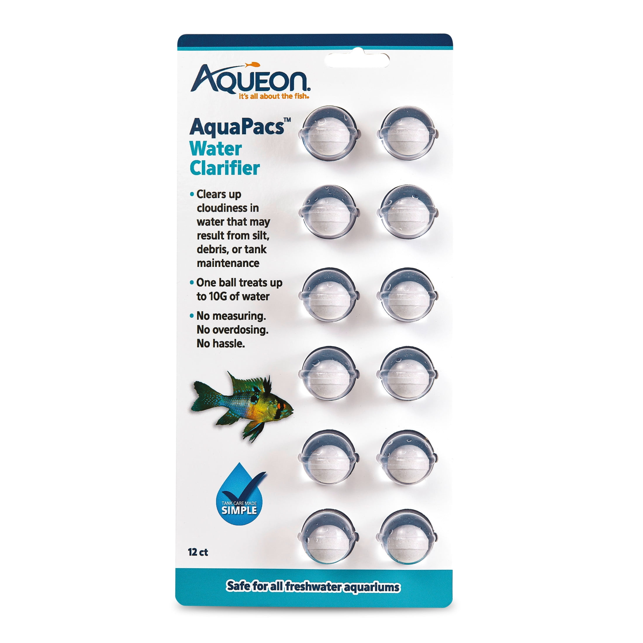 Aqueon AquaPacs Water Clarifier 12-pack - Walmart.com