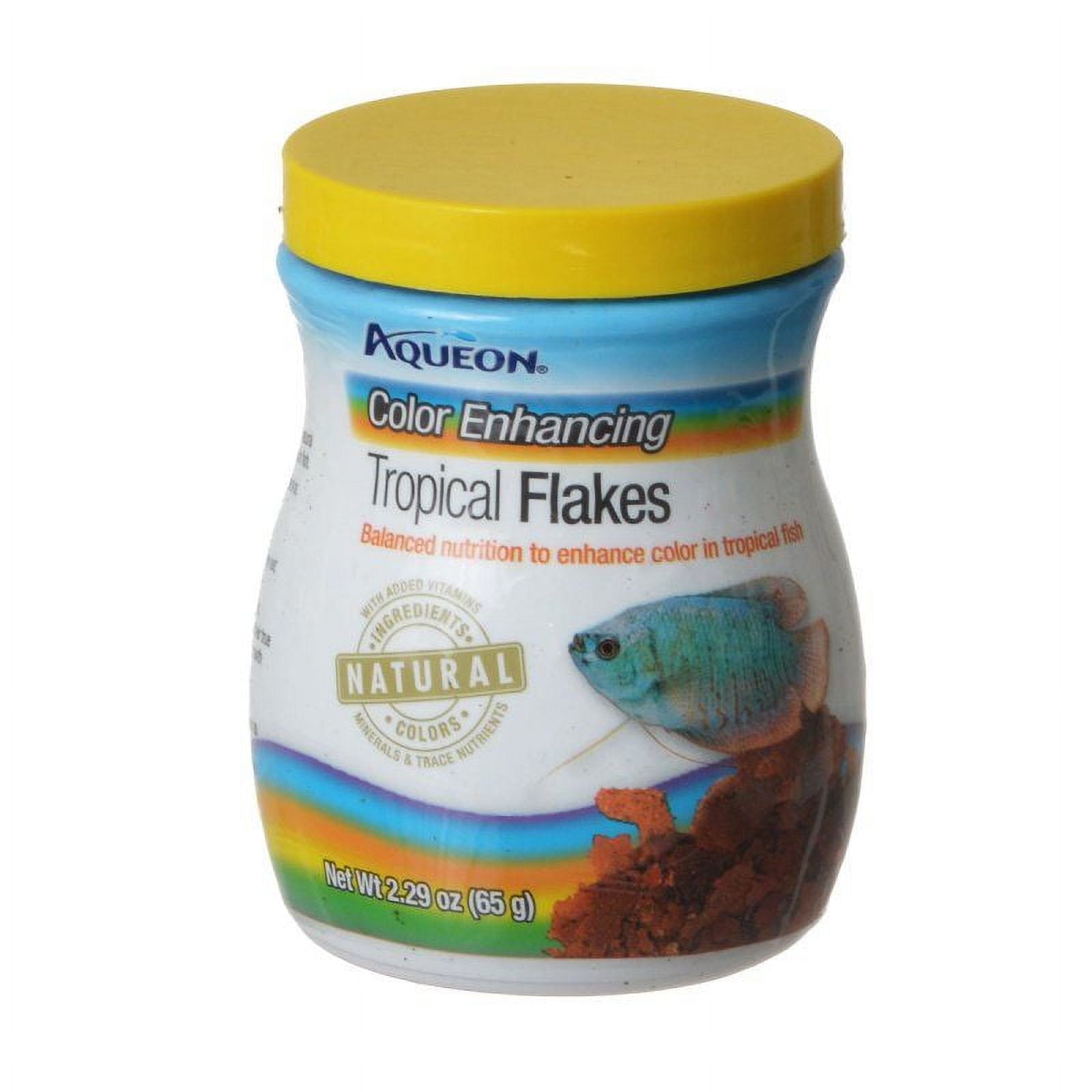 Aqueon Color Enhancing Tropical Flakes Fish Food 2.29 oz[ PACK OF 2 ...