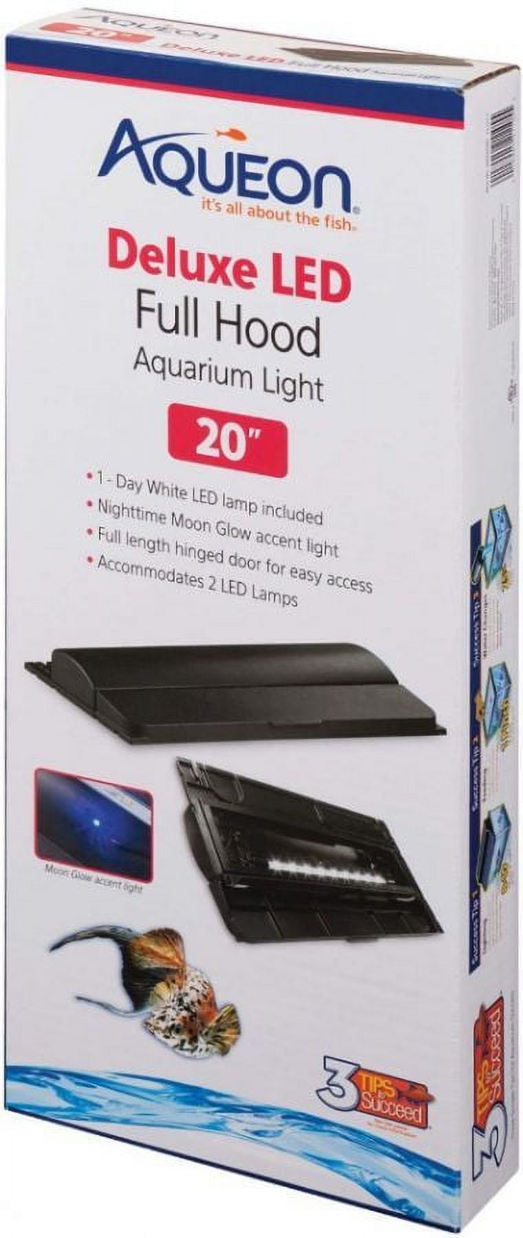 Aqueon Deluxe LED Full Hood "20"" Fixture - 2 Watts"[ PACK OF 2 ...