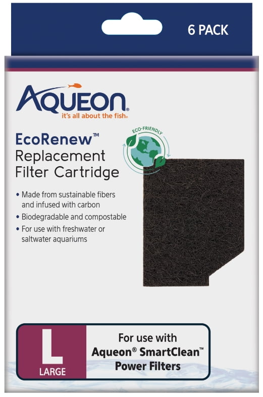 Aqueon EcoRenew Replacement Filter Cartridges Large [Aquarium Filter ...