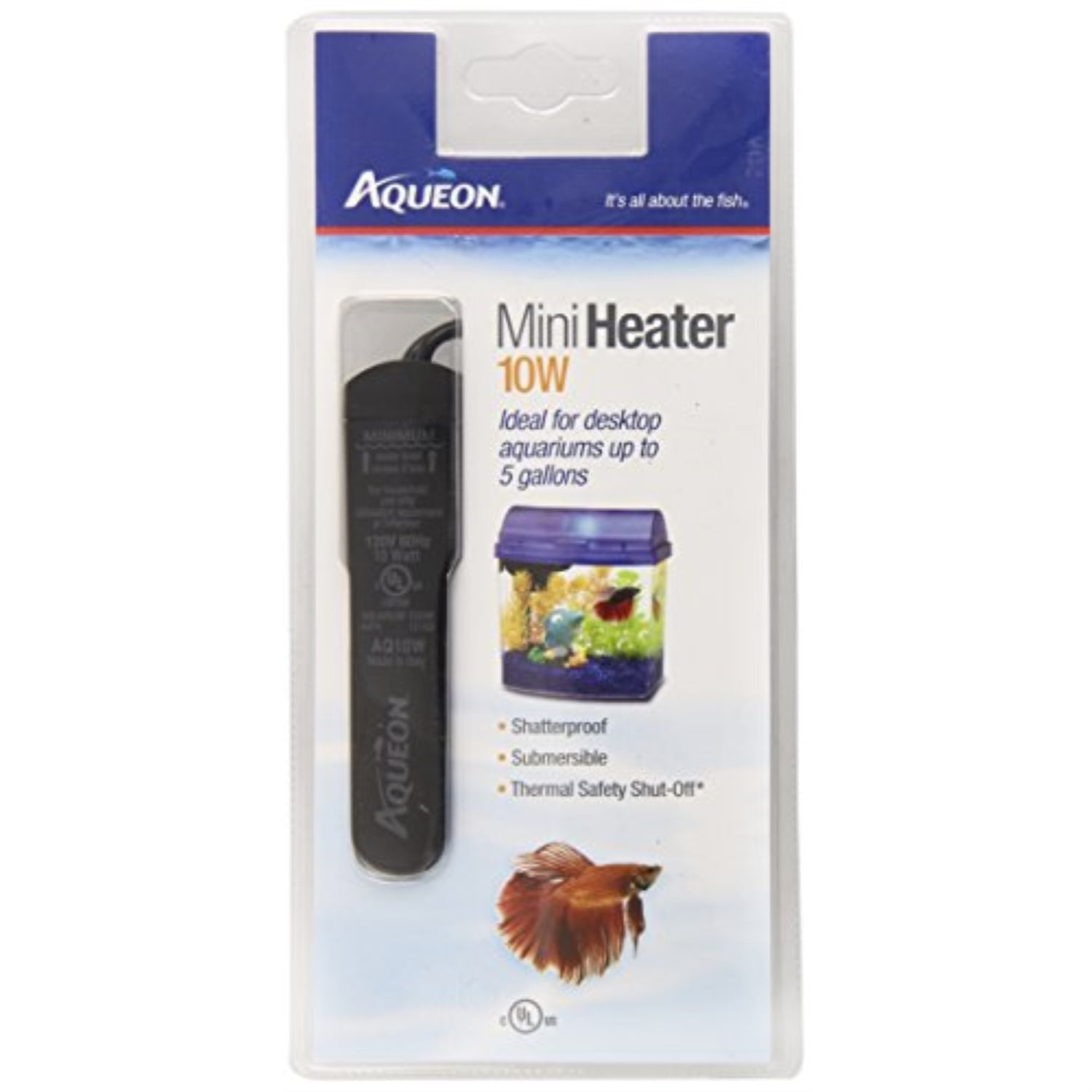 Aqueon Mini Aquarium Heater, 10-Watt - Walmart.com