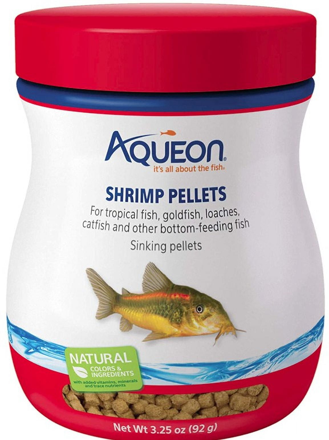 Aqueon Shrimp Pellets Fish Food Sinking Pellets for Tropical Fish and ...