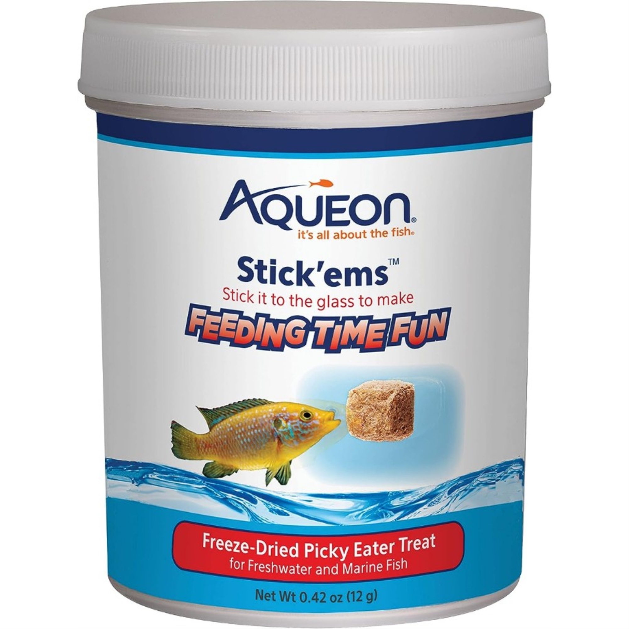 Aqueon Stick'ems Freeze Dried Picky Eater Treat for Fish - Walmart.com