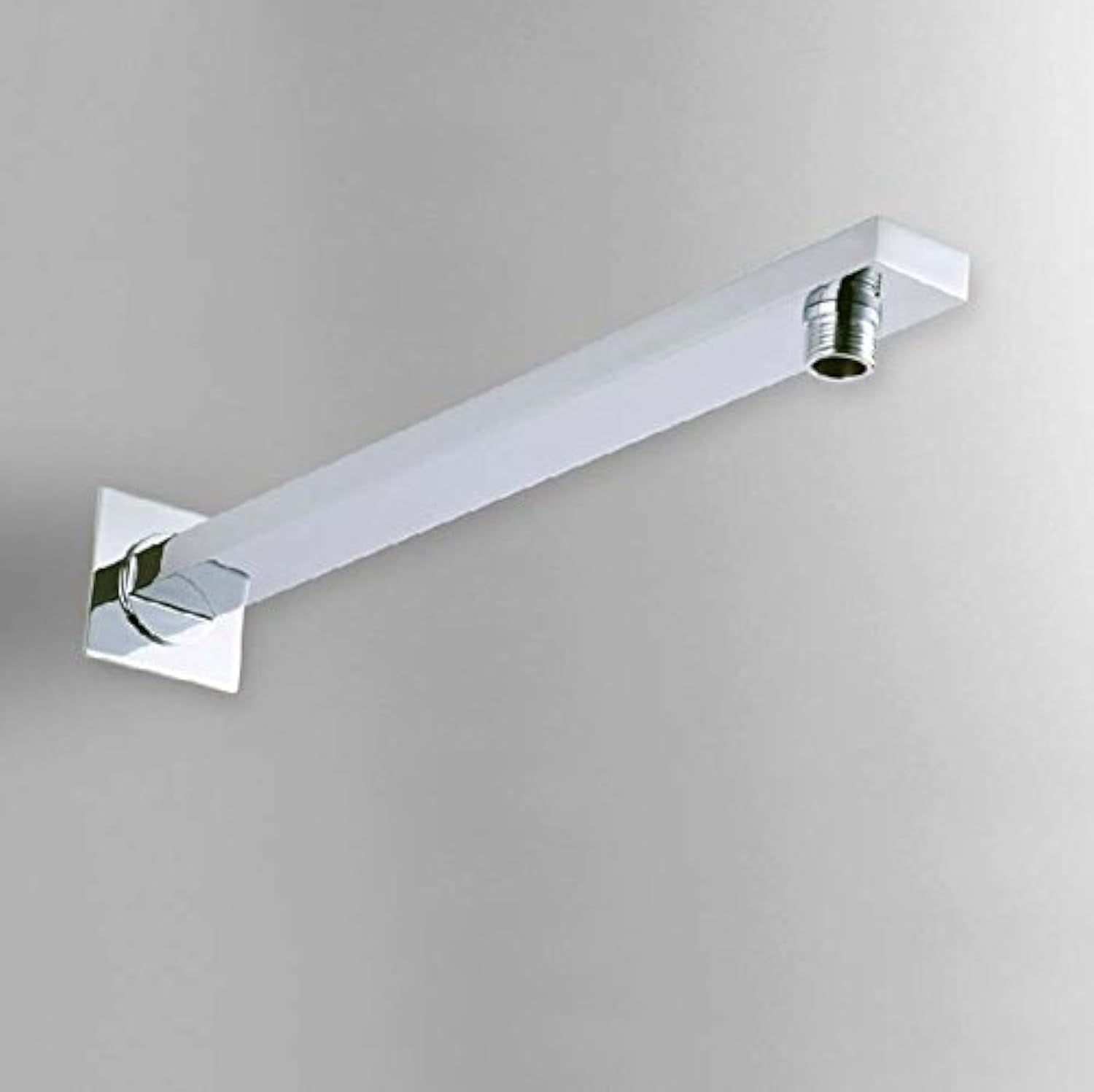 Aquieen SS 304 Shower Arm with Wall Flange Overhead Showers Rectangle ...