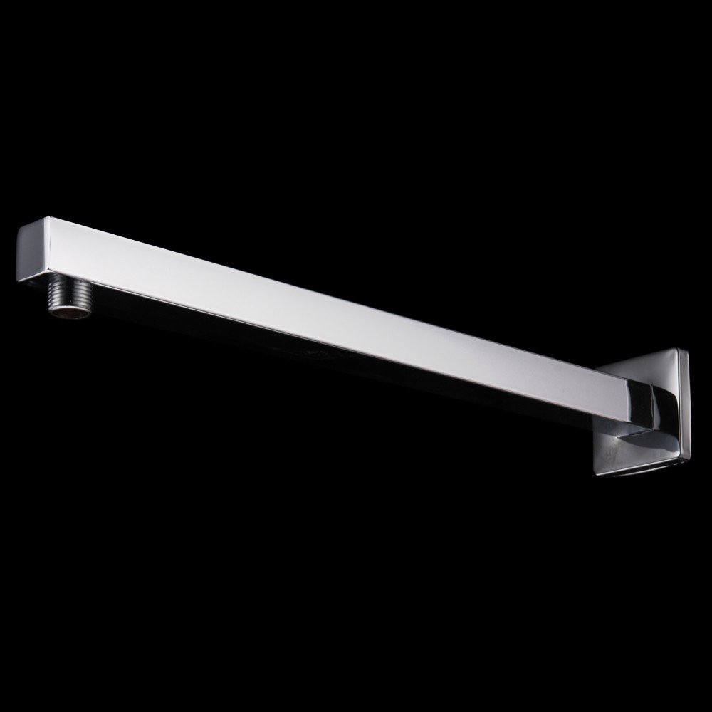 Aquieen SS 304 Shower Arm with Wall Flange Overhead Showers Square 24 ...