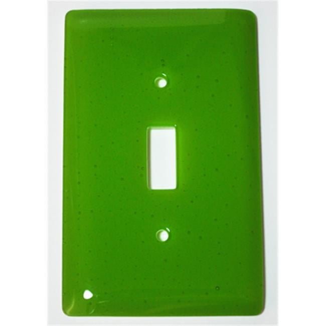 Aquila Art Glass Spring Green Transparent 1 Gang Switch - Spring Green ...