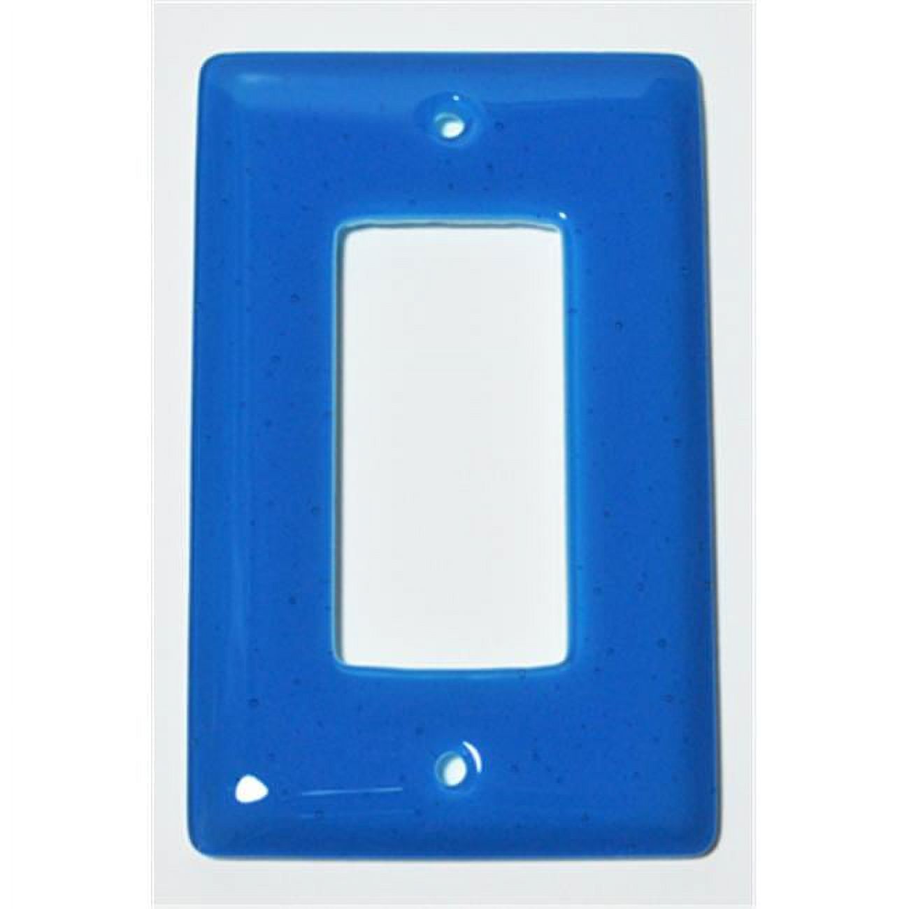 Aquila Art Glass WP1027-1GD Turquoise Blue 1 Gang Decora - Walmart.com