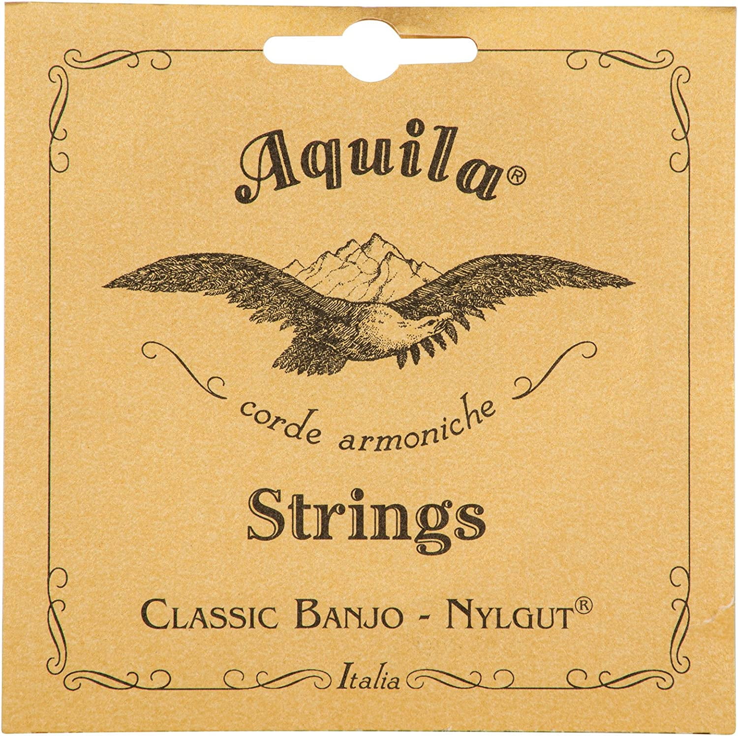 Aquila New Nylgut AQ-7B Minstrel Banjo Strings Medium Tension DGDFA-Set ...