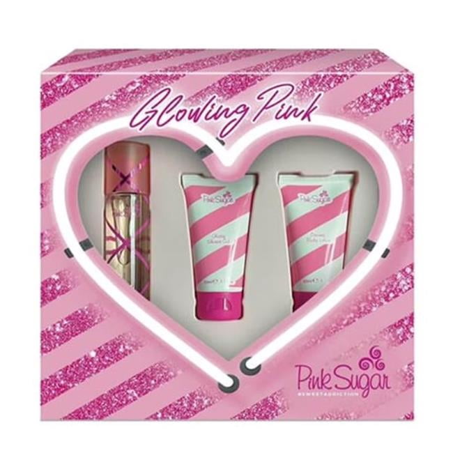 Aquolina Pink Sugar Glowing Pink Sweet Women Addiction Set - Walmart.com