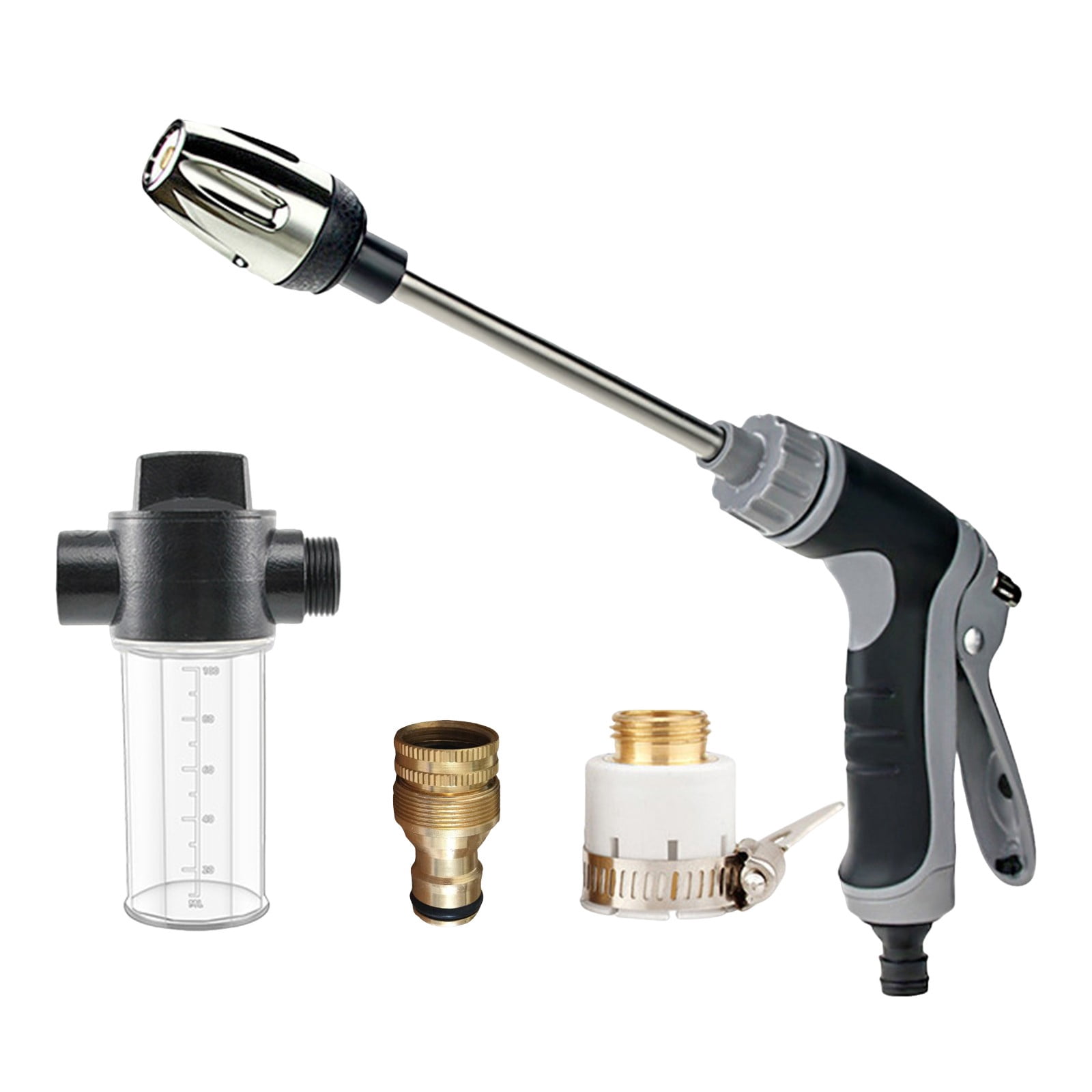 Aquoxis Pressure Washer, Cordless Pressure Washer, with Nozzle, Turn ...