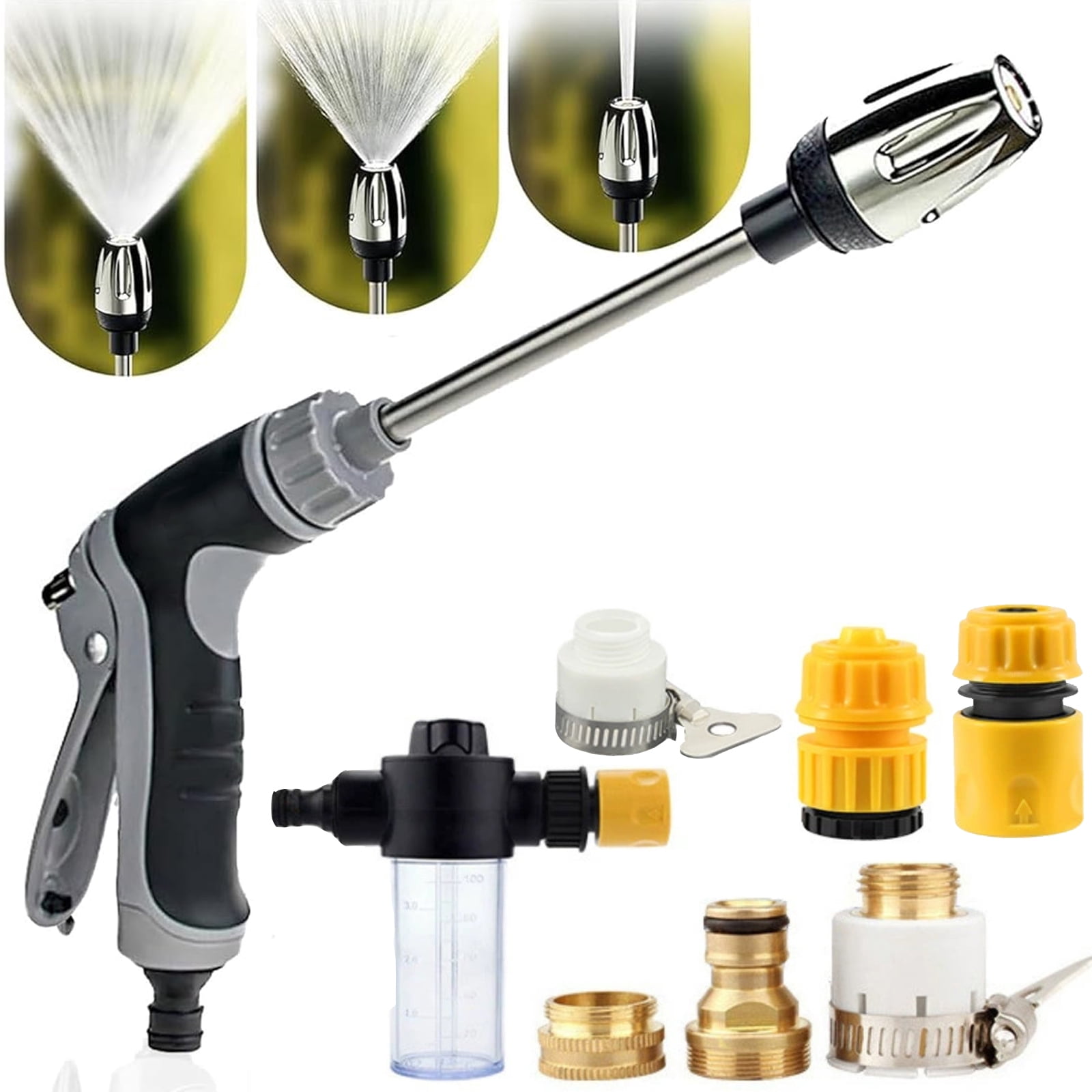 Aquoxis Pressure Washer Gun,High Pressure Garden Hose Nozzle With 360 ...