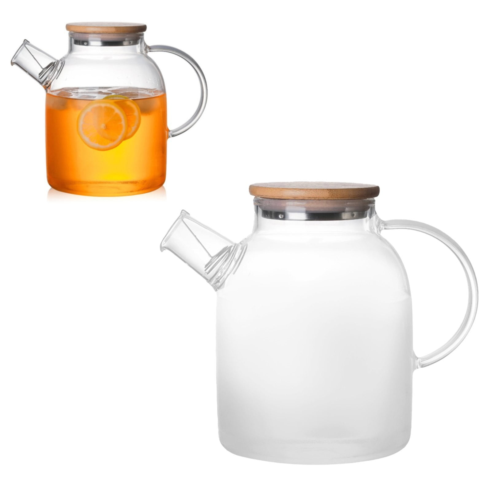 Aquvino Clearance Glass Teapot 34oz/1000ml, Stovetop & Microwave Safe ...