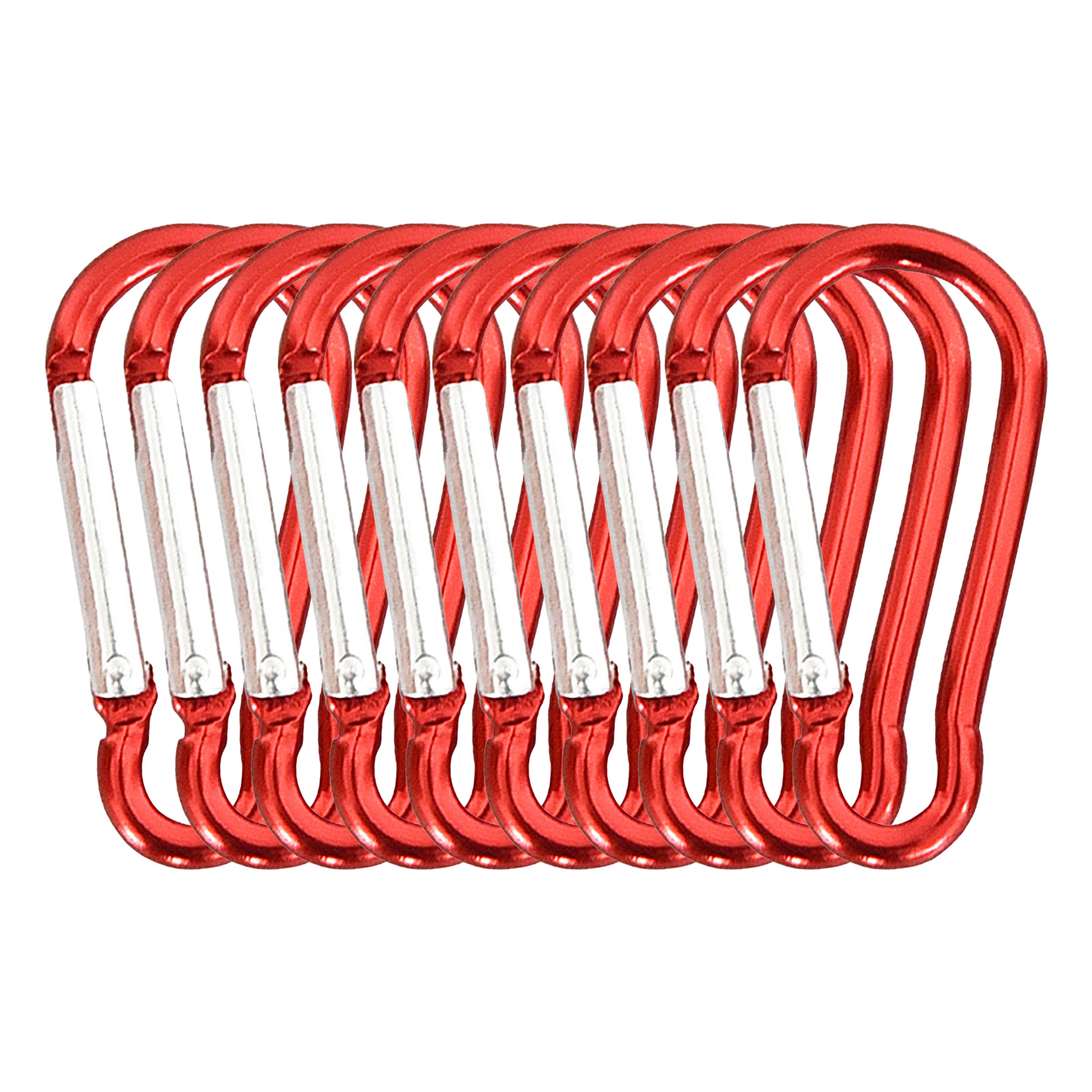 Aqyh 10Pcs Carabiner Keychains - Heavy Duty Gourd-shaped Outdoor ...