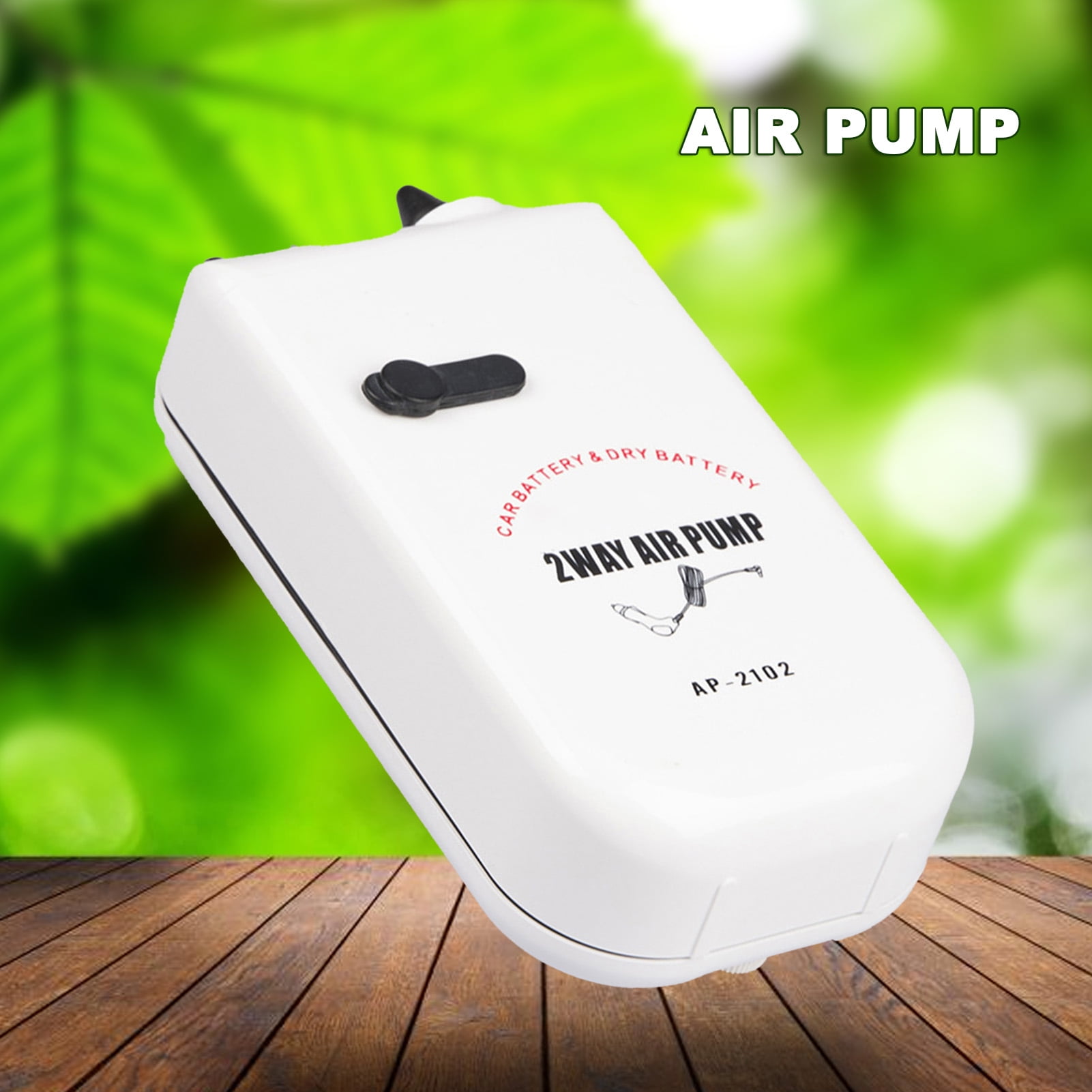 Aqyh Air Pump - AP-2102 Car Compatible Double Speed Bubble Stone Portable Oxygen Aerator ...