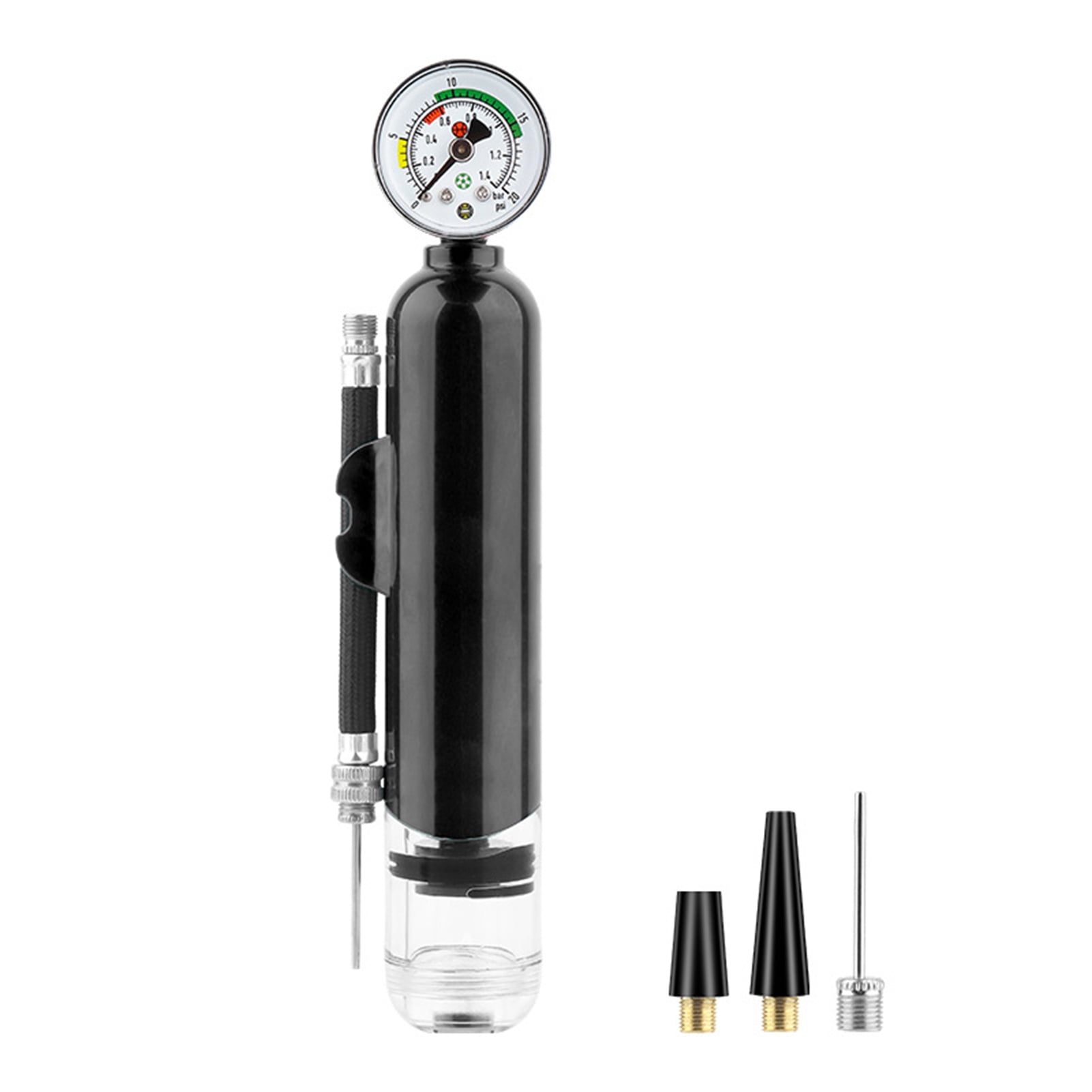 Aqyh Ball Pump with Pressure Gauge - Dual Action Sports Pump with ...