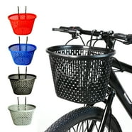 Folding Bike Front Basket Storage Easy Installation Bike Front Cargo ...