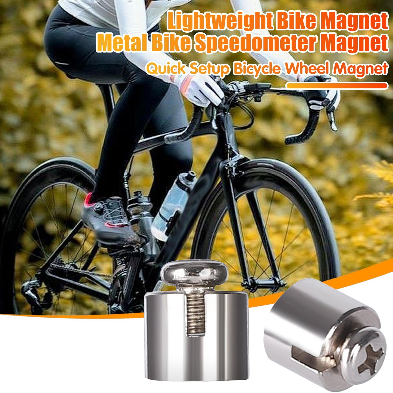 Aqyh Bicycle Speedometer Magnet - 2Pcs Universal Mountain Road Bike ...